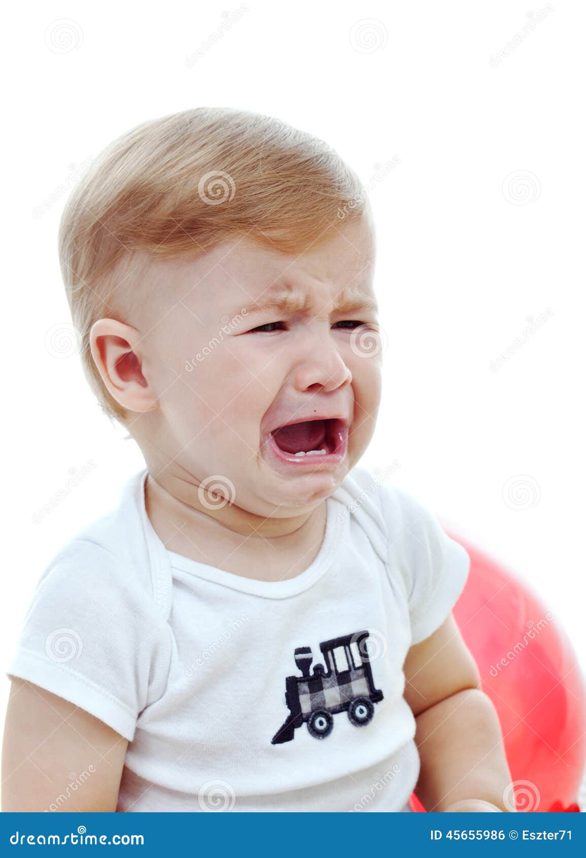 Baby boy crying stock photo. Image of eyes, feeling, portrait - 45655986