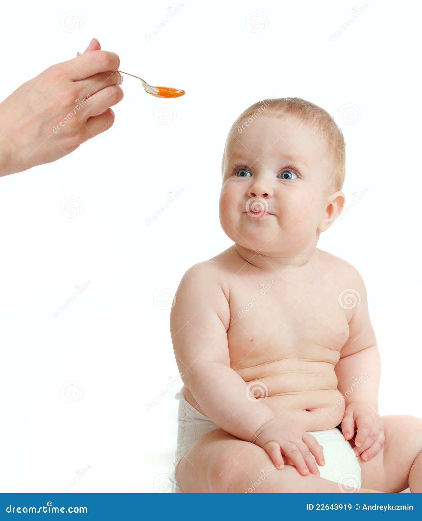 Baby boy feeding isolated stock image. Image of isolated - 22643919