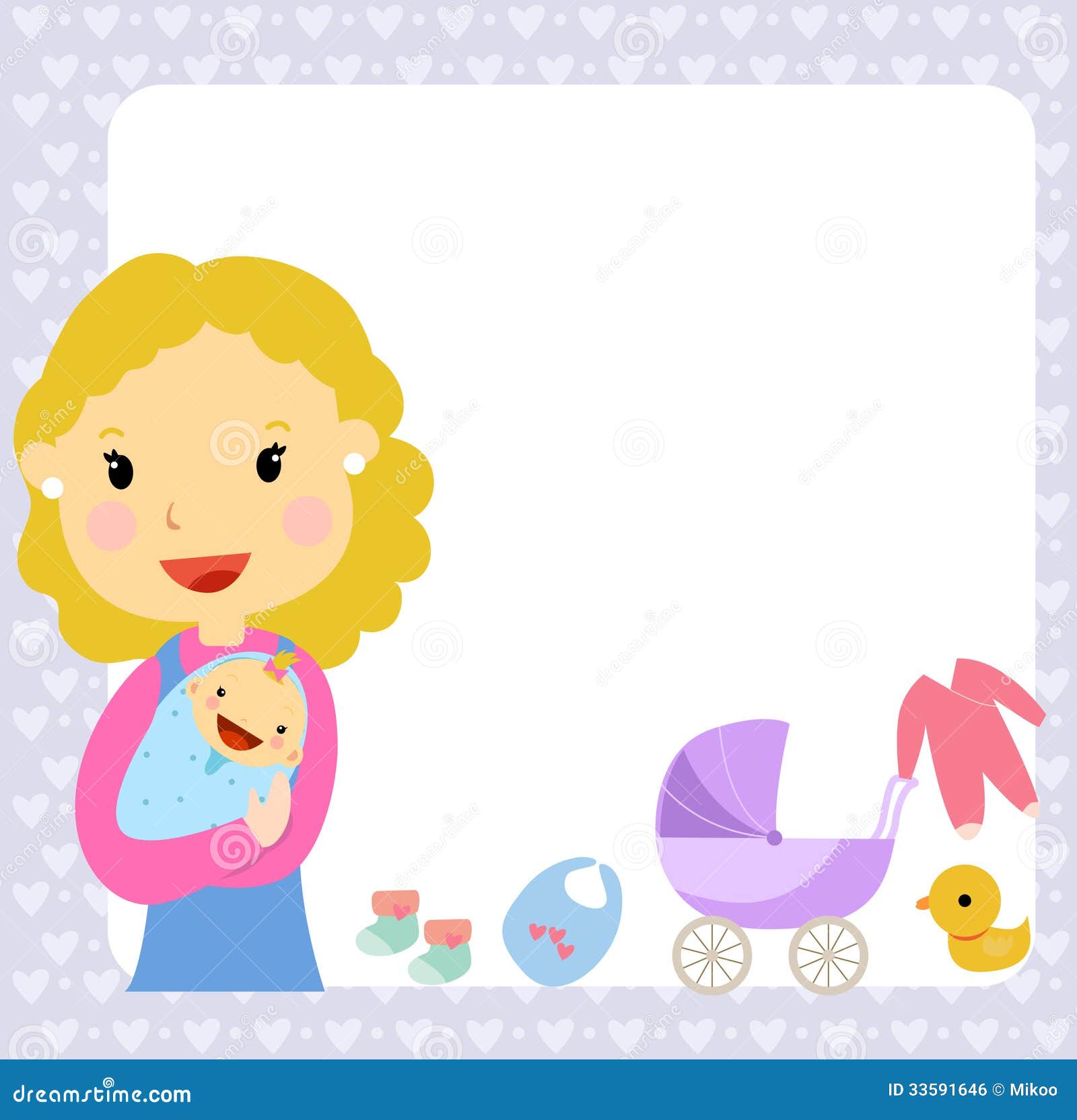 Baby boy and frame stock vector. Illustration of cheerful - 33591646