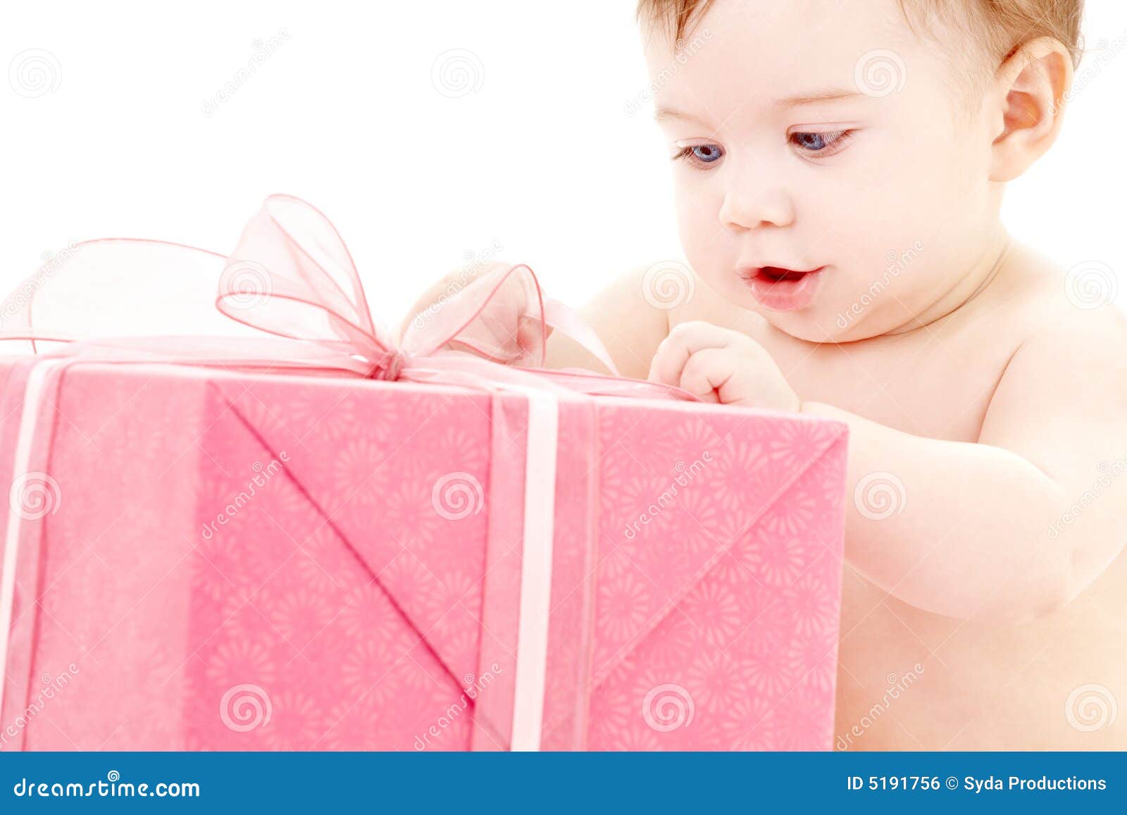 Baby boy with gift box #2 stock photo. Image of childhood - 5191756