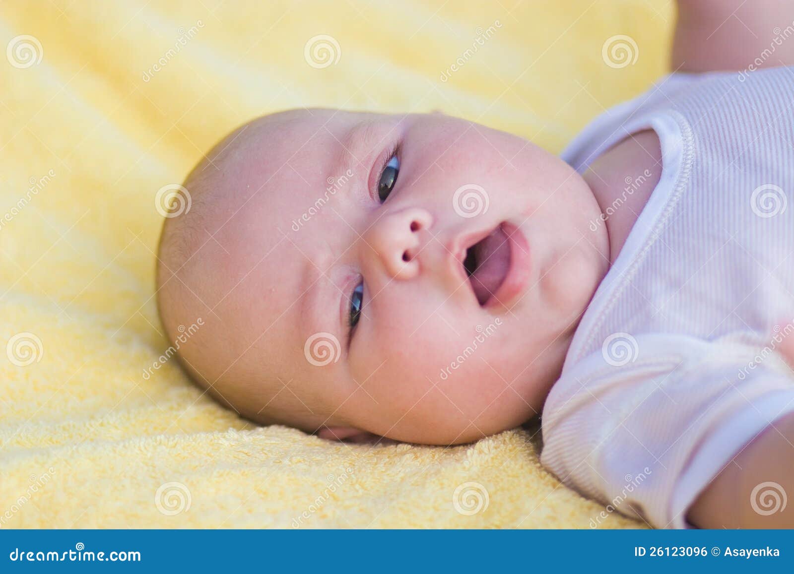 Baby boy laying down stock photo. Image of small, person - 26123096