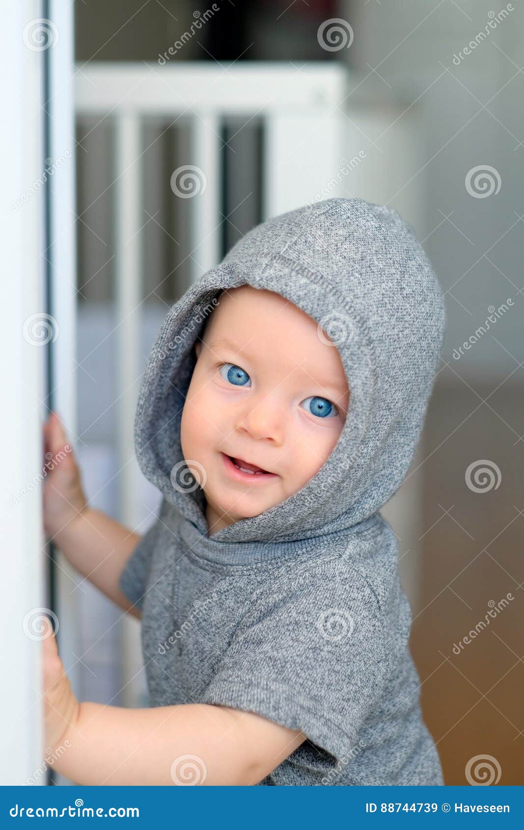 Baby Boy with Learning To Walk Stock Image - Image of adorable, healthy ...