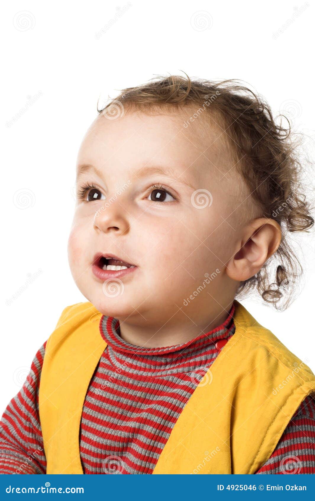Baby boy looking up stock photo. Image of staring, child - 4925046