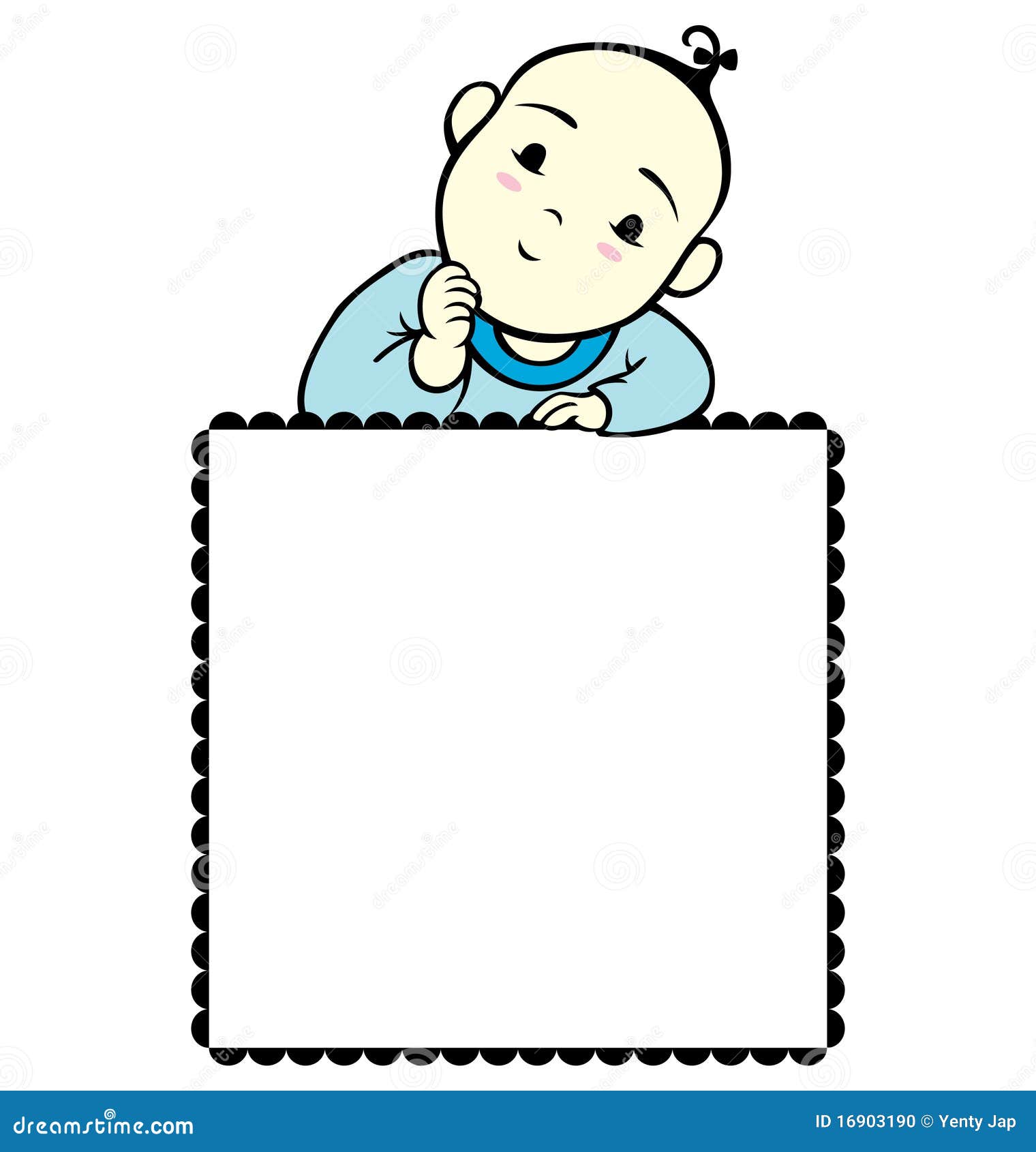 Baby Boy Memo stock vector. Illustration of text, square - 16903190