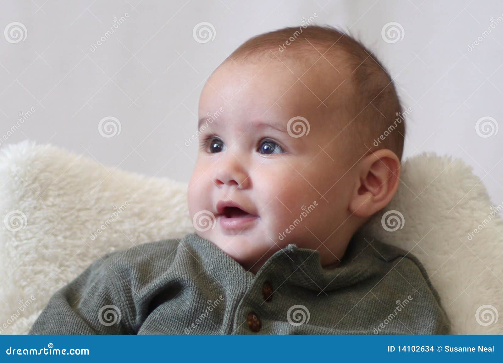 Baby boy portrait stock photo. Image of months, four - 14102634