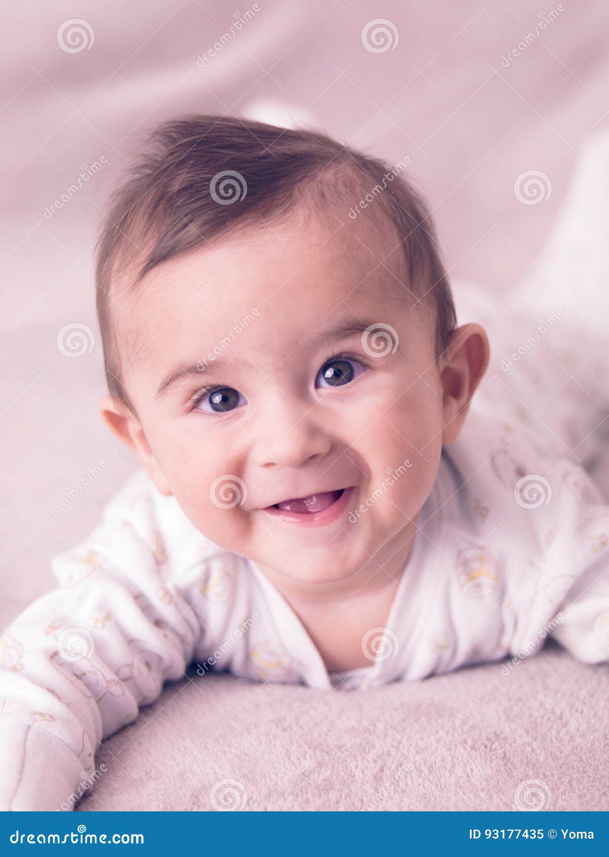 Baby boy stock image. Image of enjoying, infant, giggle - 93177435