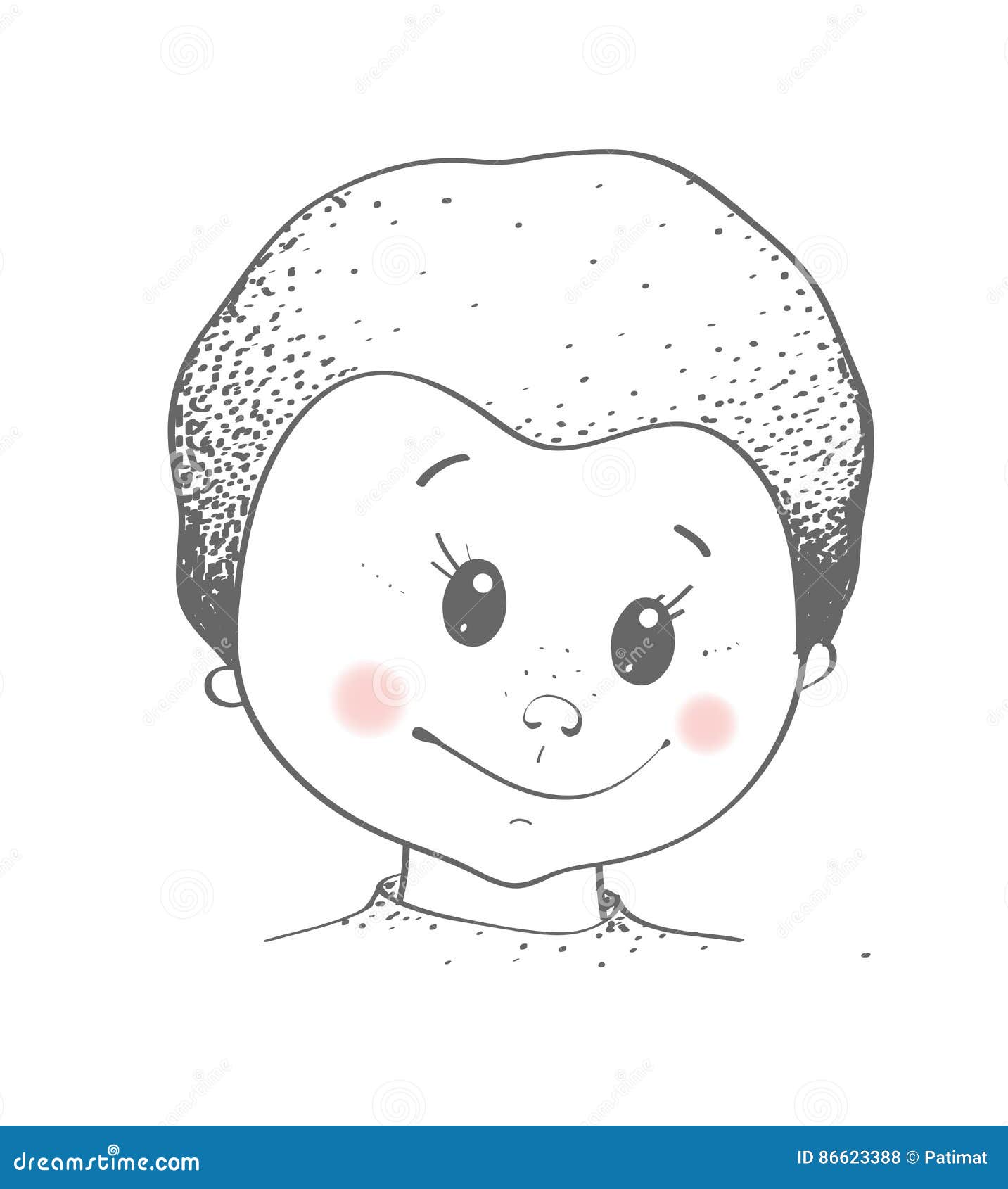 Baby boy stock vector. Illustration of expressions, cheerful - 86623388