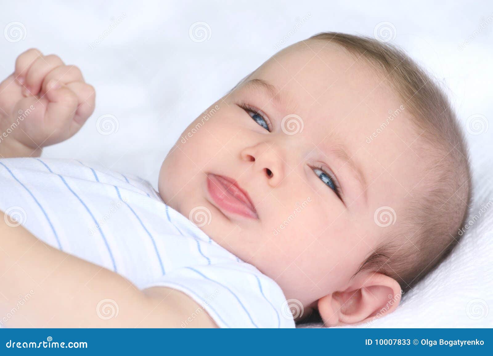 Baby Boy Smiling stock image. Image of childhood, calm - 10007833