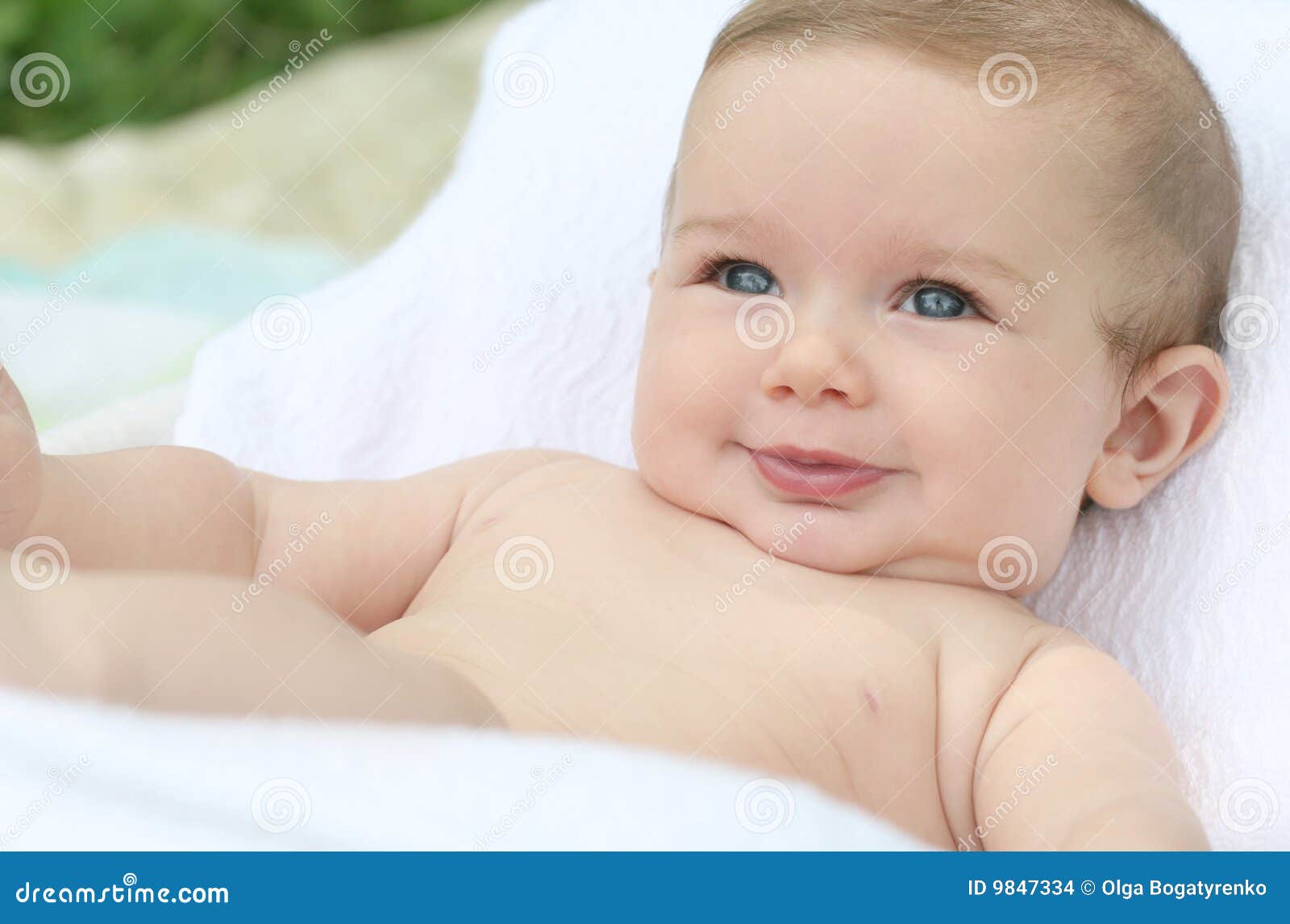Baby Boy Smiling stock photo. Image of childhood, blankets - 9847334