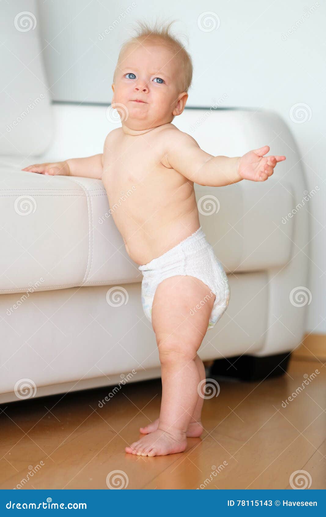 Baby boy standing stock image. Image of happy, offspring - 78115143