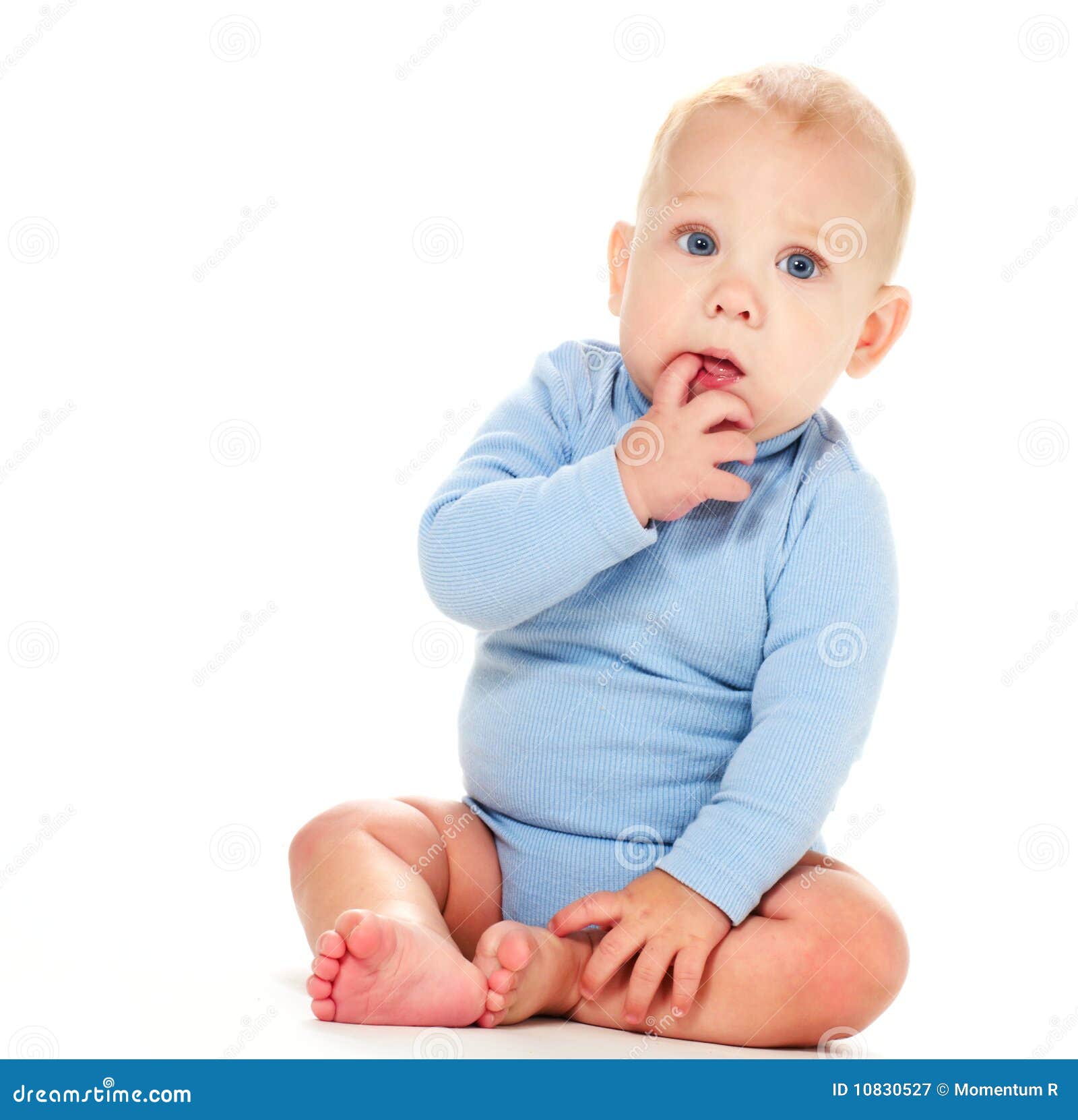 Baby Boy Thinking Royalty Free Stock Photography - Image: 10830527