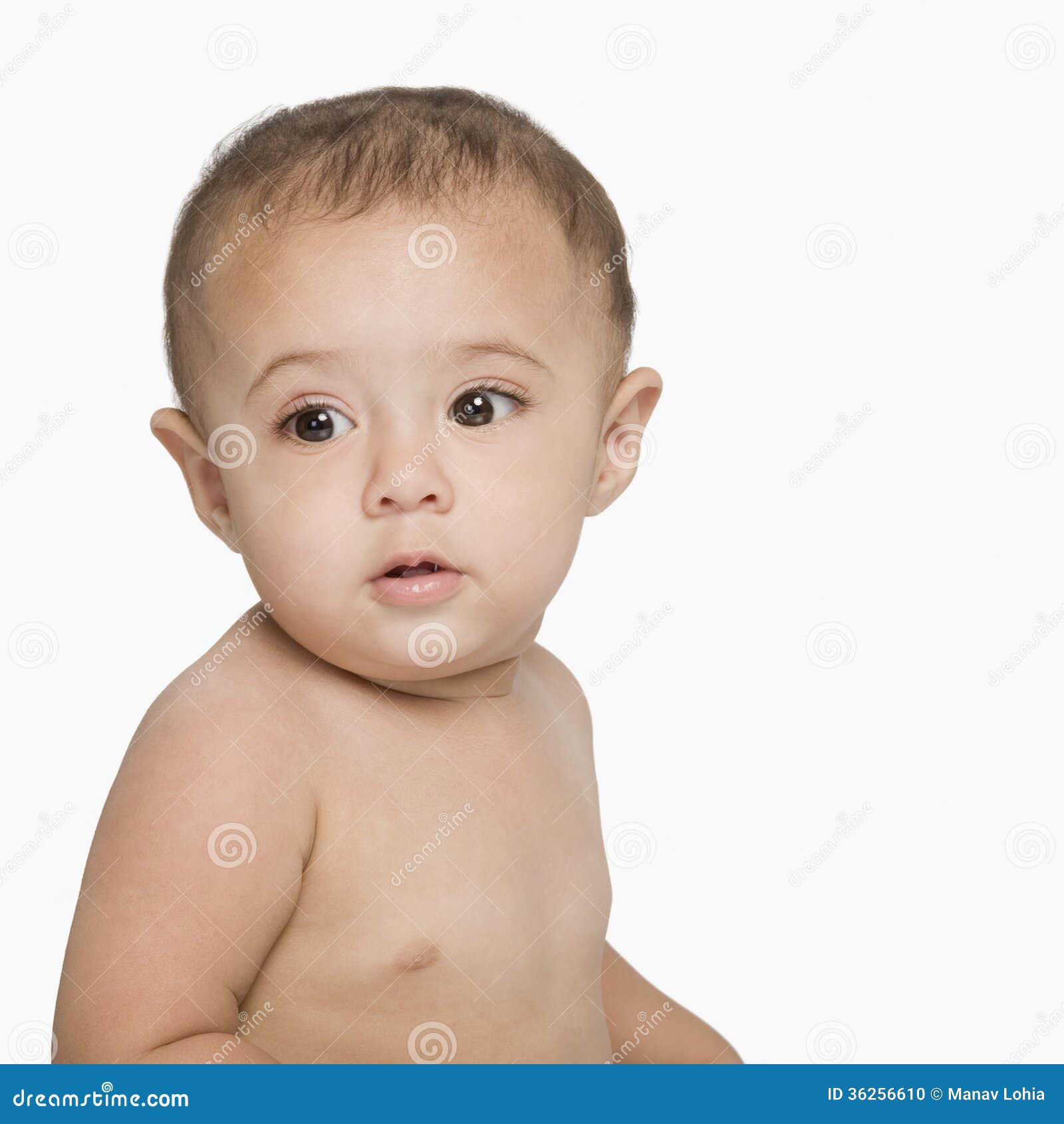 Baby boy thinking stock photo. Image of thinking, square - 36256610