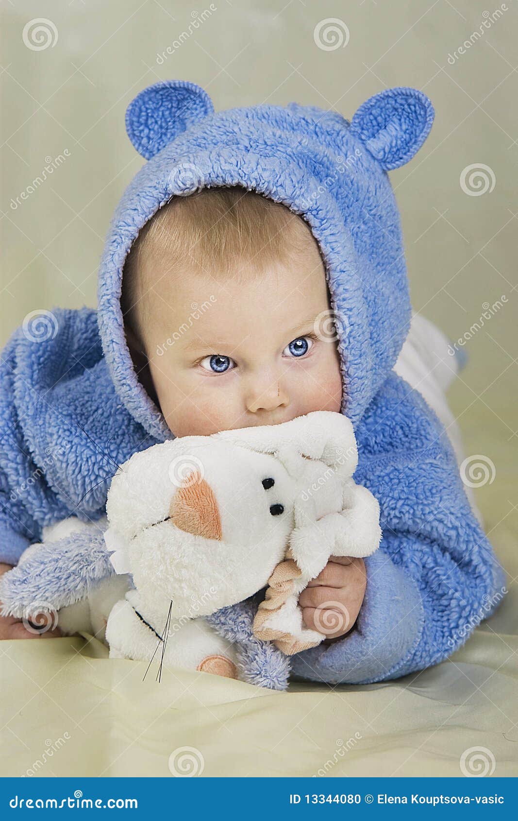 Baby boy with toy stock photo. Image of infant, face - 13344080