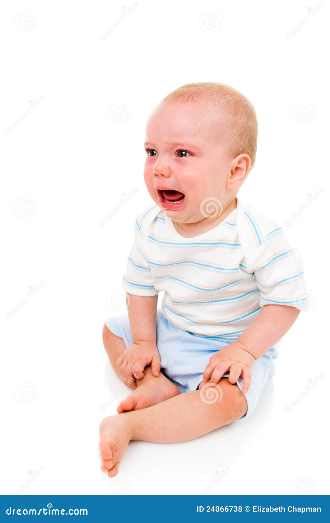Baby boy: upset stock photo. Image of tantrum, blonde - 24066738