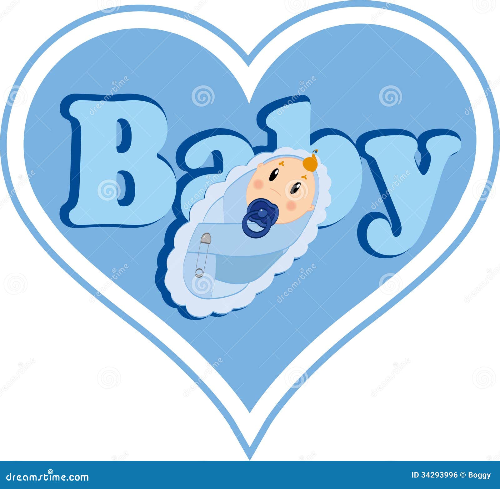 Baby boy stock vector. Illustration of happy, card, congratulating ...