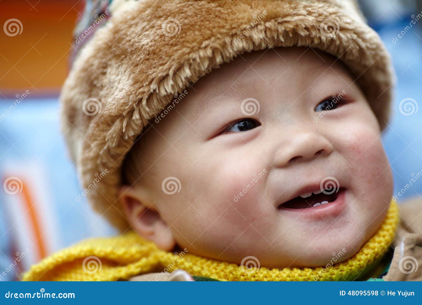 Baby boy in winter stock photo. Image of nature, infant - 48095598