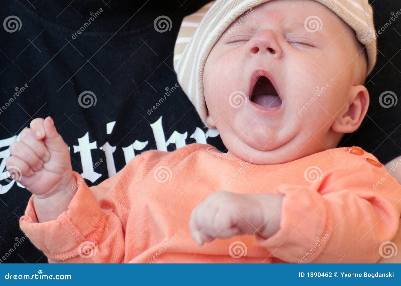 Baby boy yawning stock photo. Image of newborn, birth - 1890462