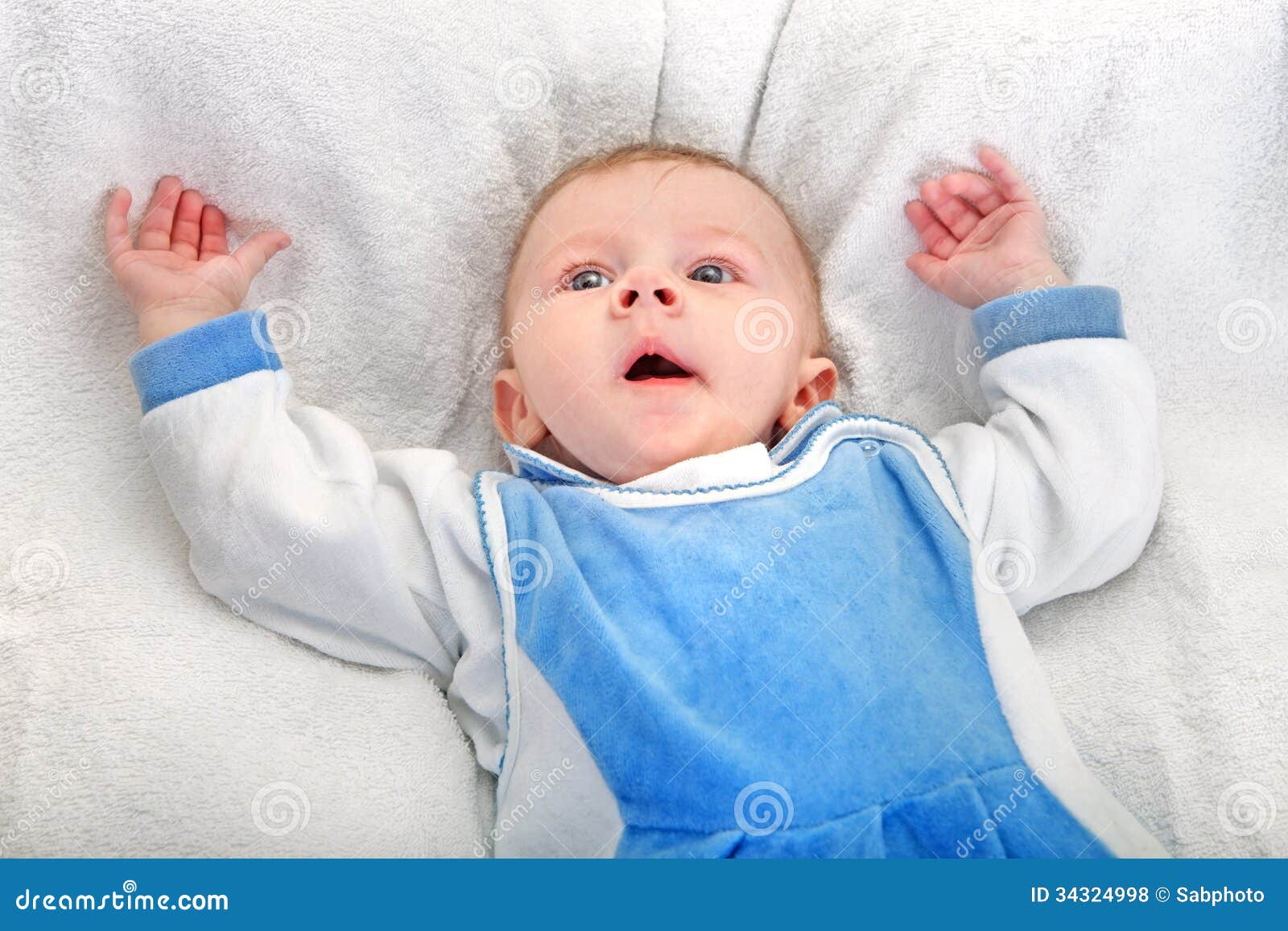Baby Boy Yawning stock photo. Image of charming, cute - 34324998