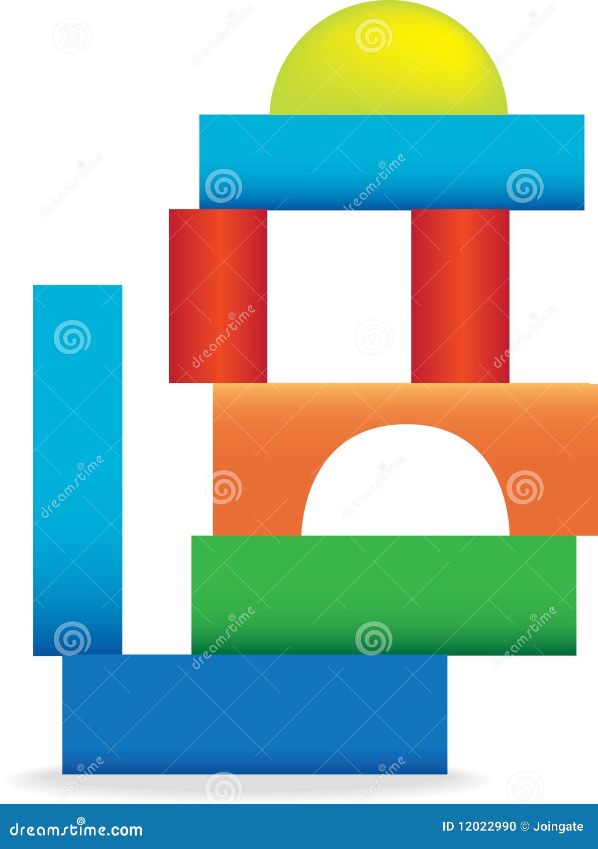 Coloured Bricks Stock Illustrations – 68 Coloured Bricks Stock ...