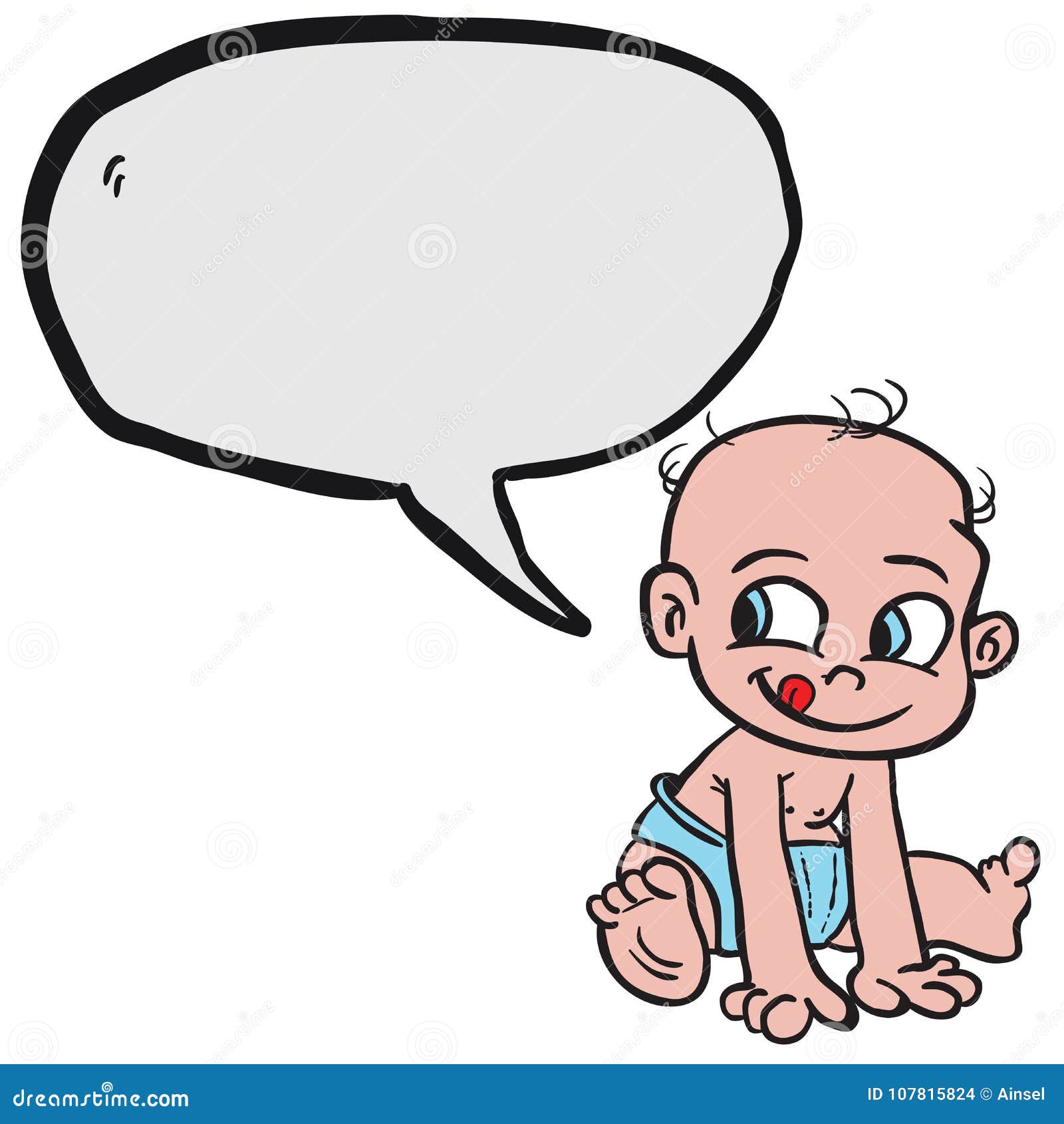 Baby bubble stock illustration. Illustration of newborn - 107815824