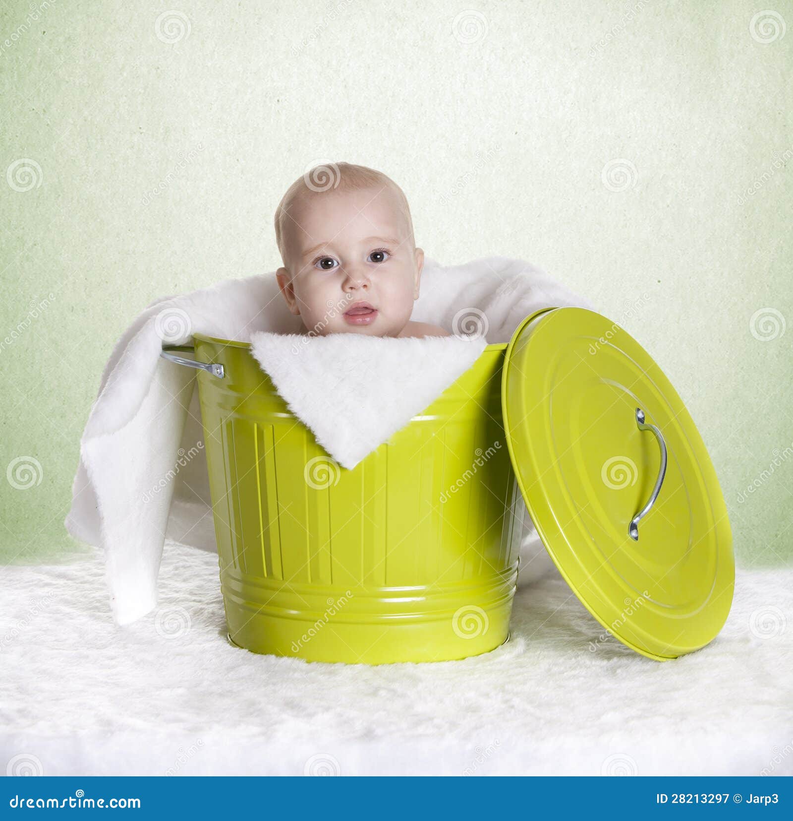 Baby bucket stock image. Image of cute, bucket, innocence - 28213297