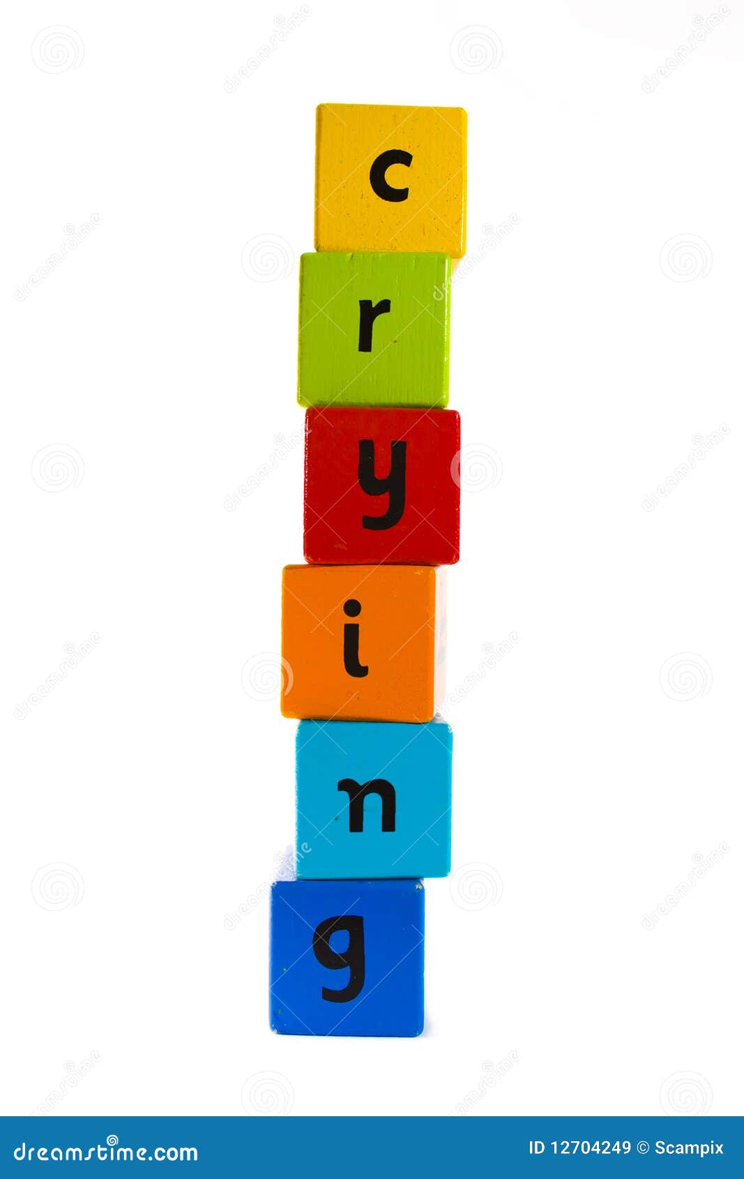 Baby Blocks Spelling Building Vertically Wooden Building Blocks
