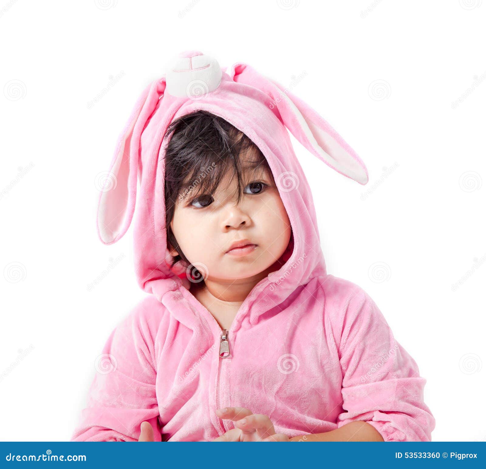 Baby in a bunny custom stock photo. Image of cute, born - 53533360