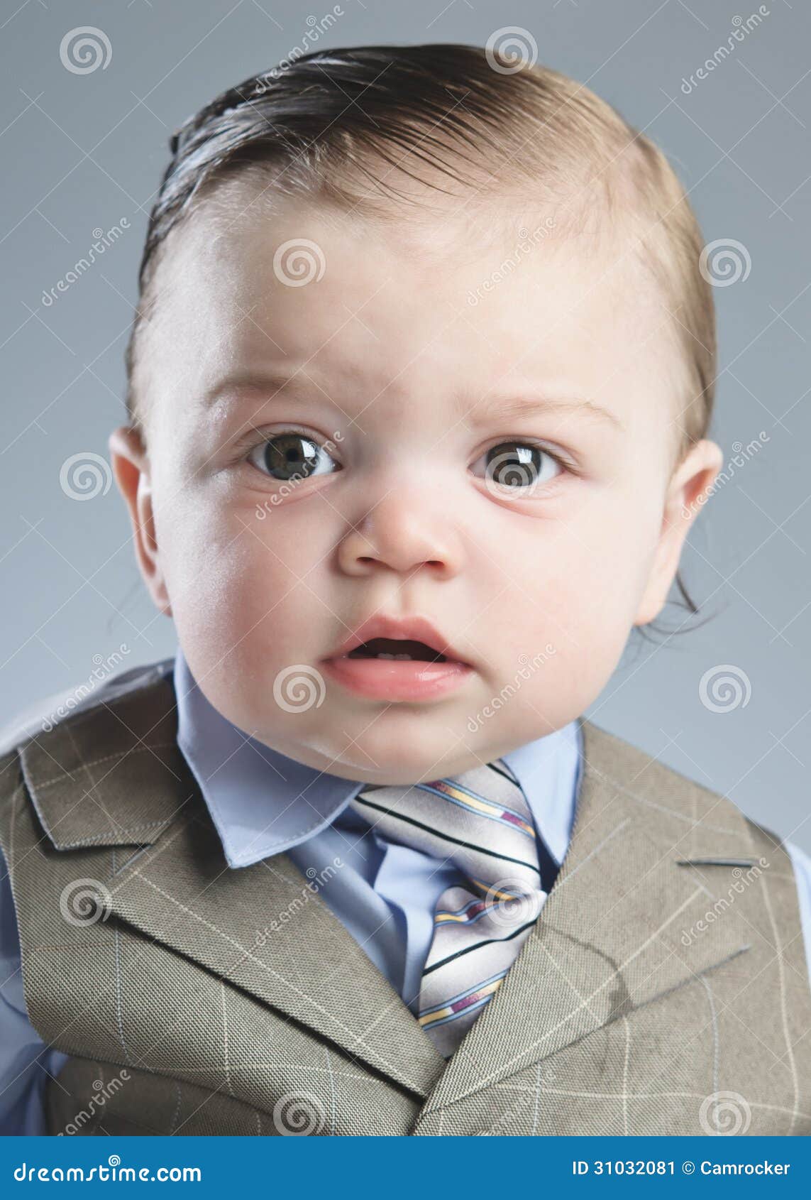 Baby Businessman stock image. Image of necktie, pomade - 31032081