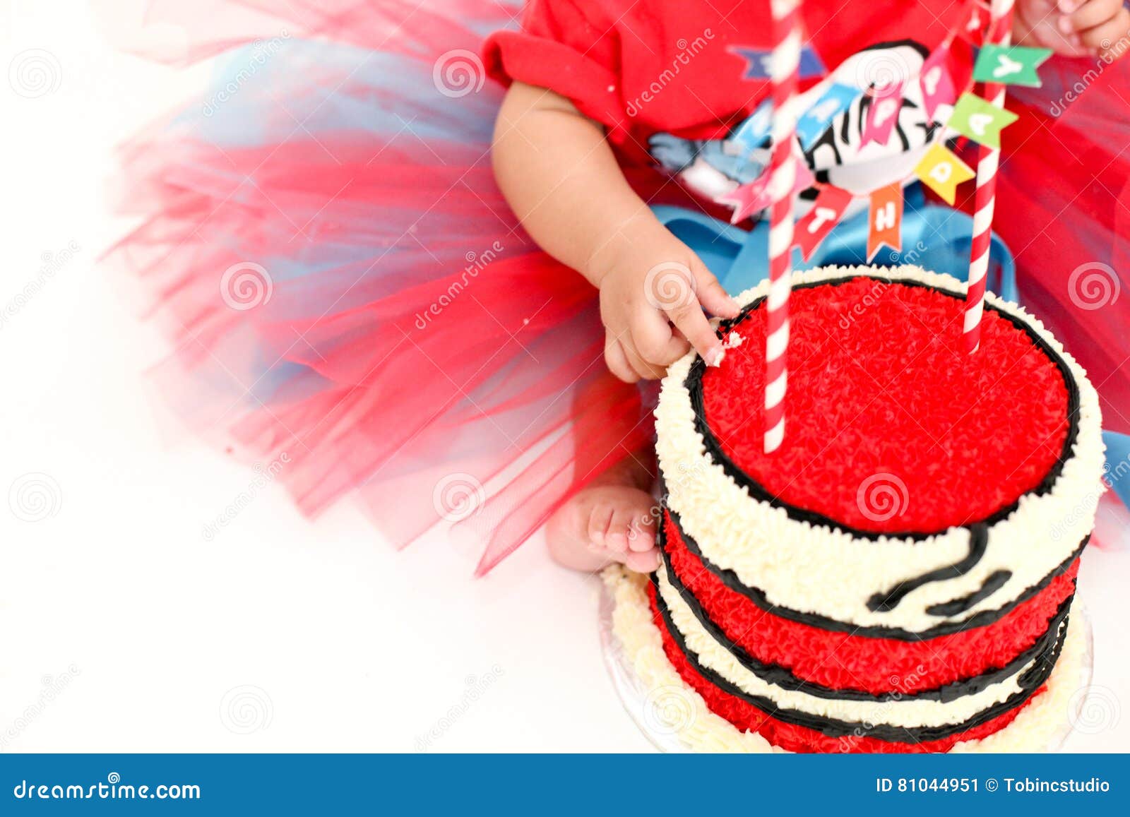Baby cake smash party stock image. Image of bake, chocolate - 81044951