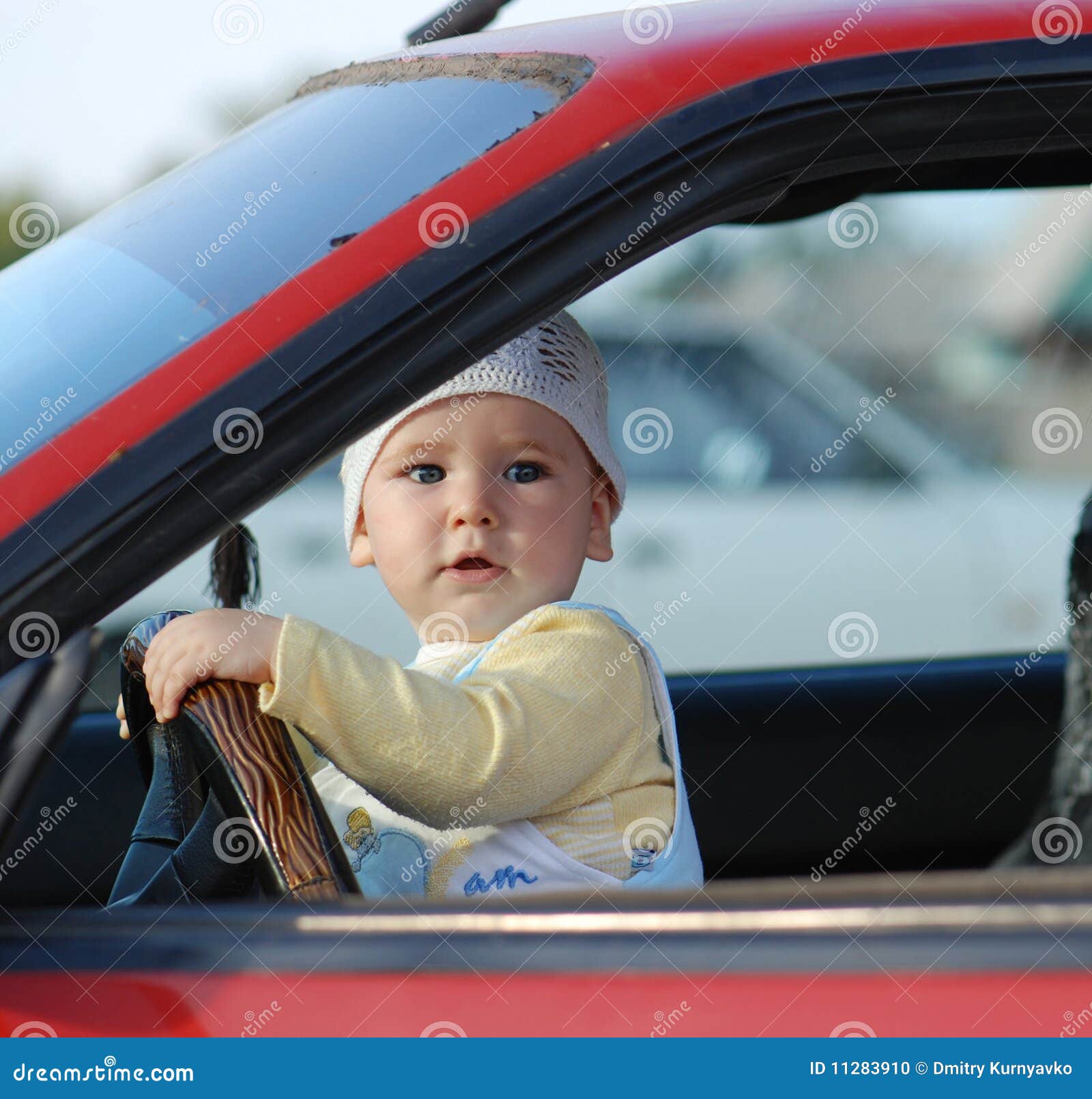 Baby&car stock photo. Image of glad, attraction, expression - 11283910