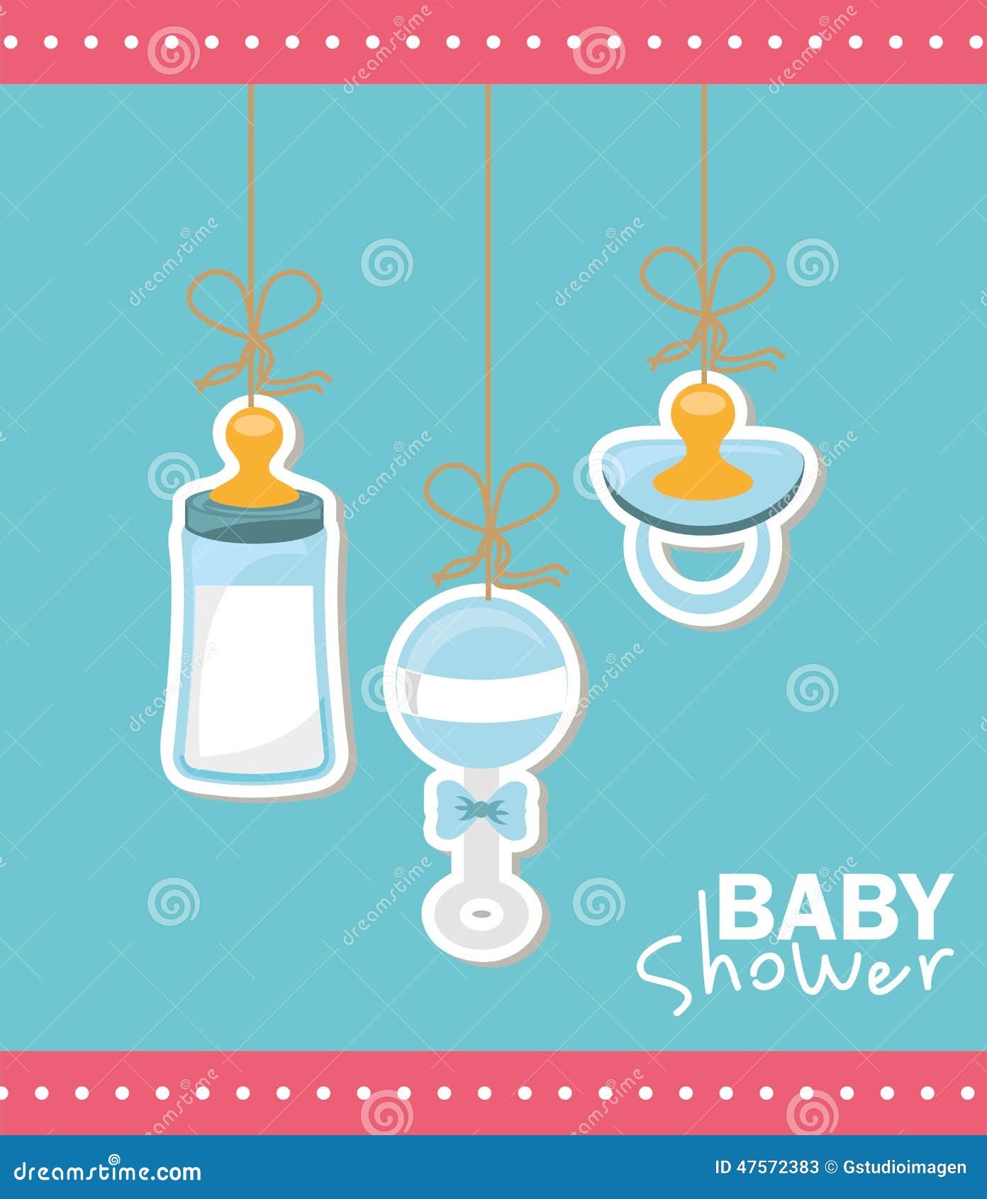 Baby card stock vector. Illustration of birth, card, arrival - 47572383