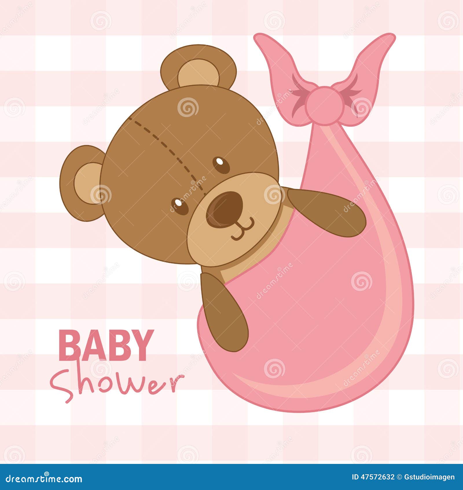 Baby card stock vector. Illustration of invitation, arrival - 47572632