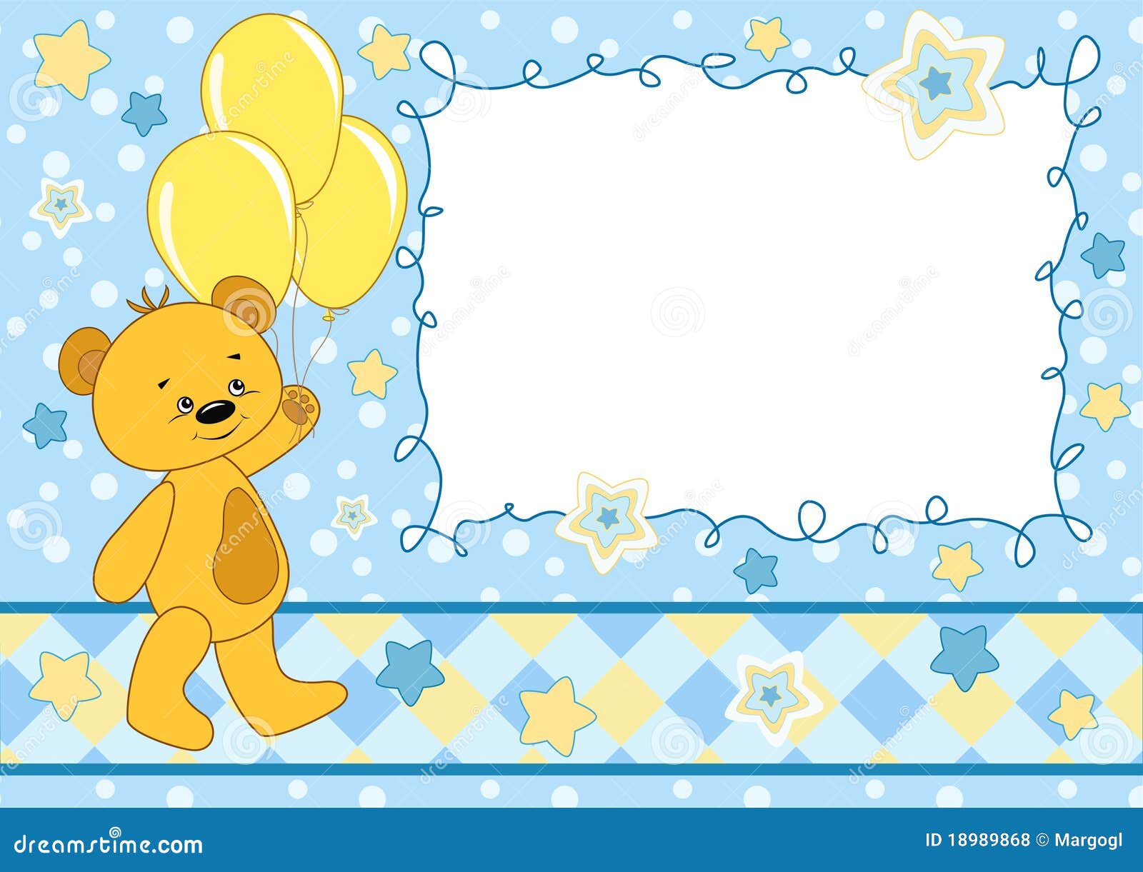 Yellow Teddy Bear Clipart Borders