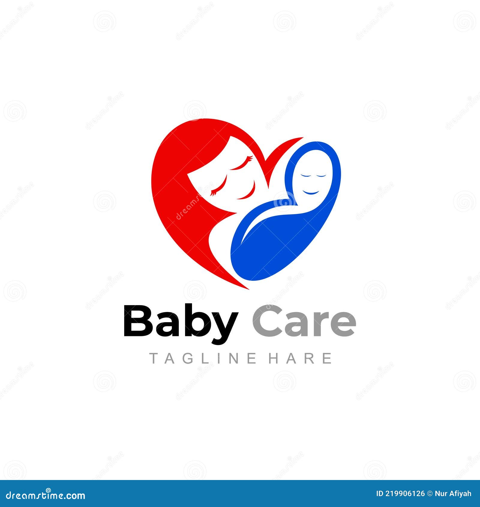 Baby Care Logo Template, Baby Logo Design, Love Stock Vector ...