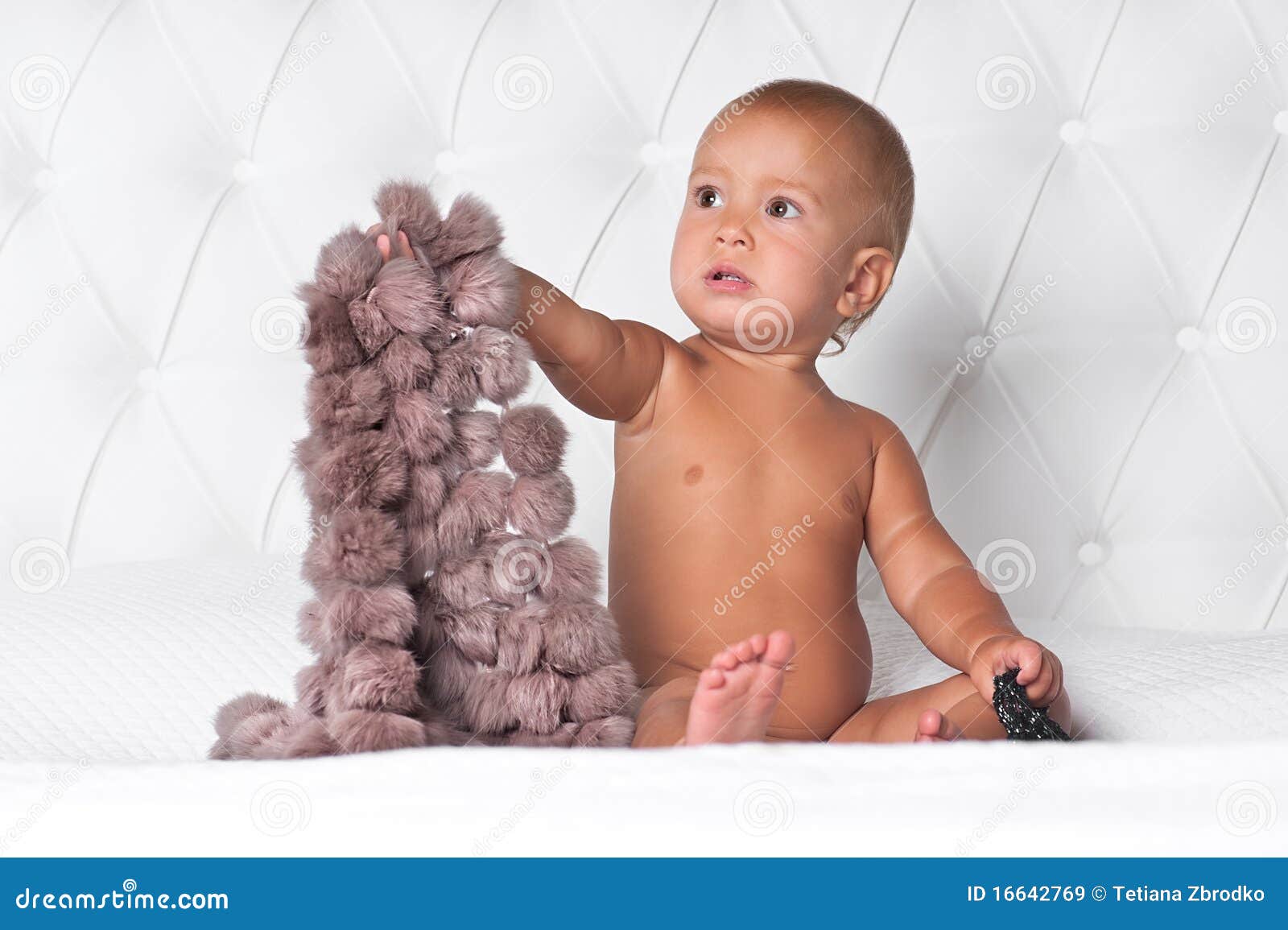 Baby with carf stock image. Image of cute, life, toddler - 16642769