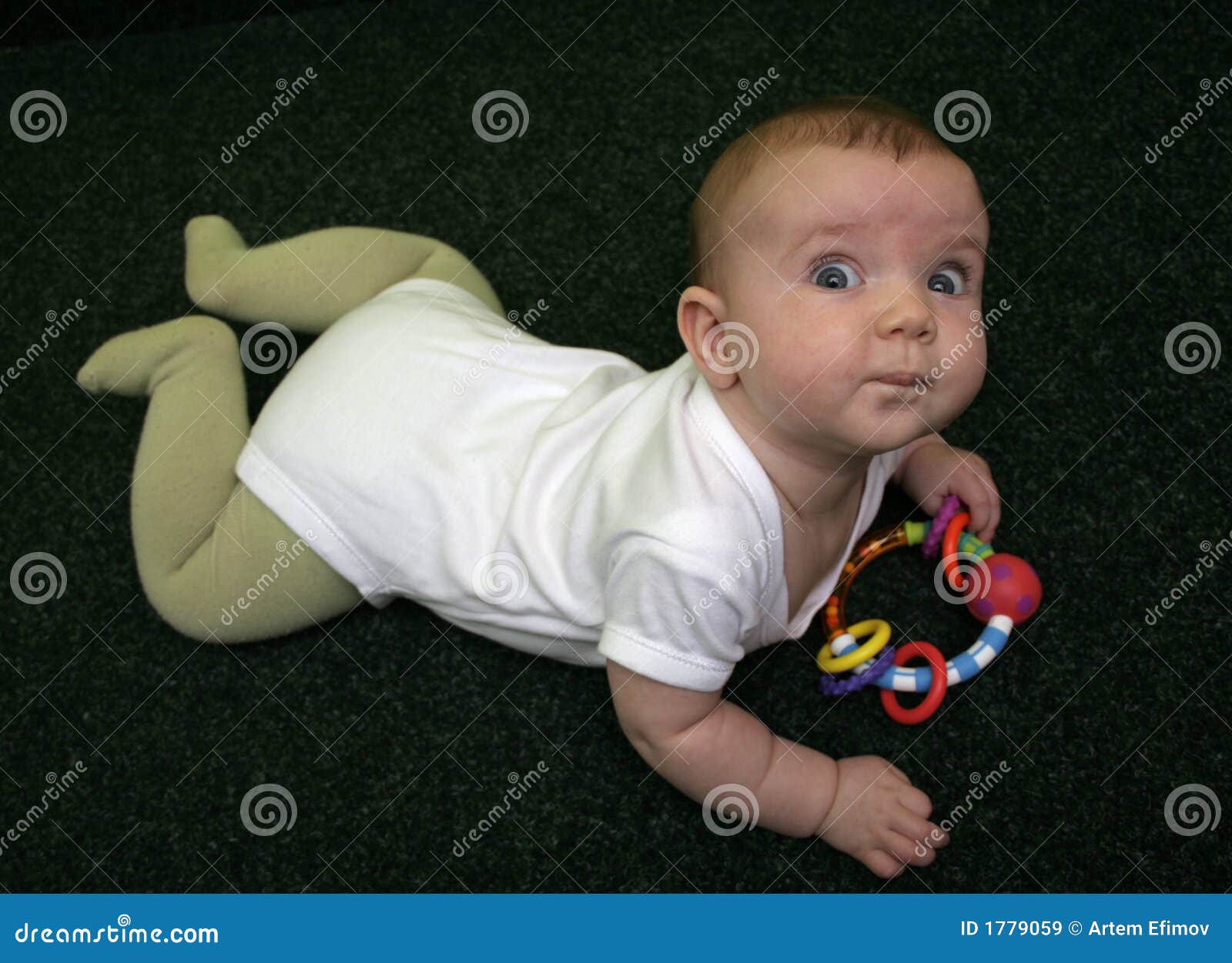 Baby on carpet stock image. Image of child, newborn, clean - 1779059