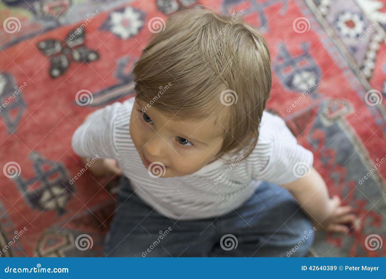 Baby on carpet stock image. Image of cute, child, room - 42640389