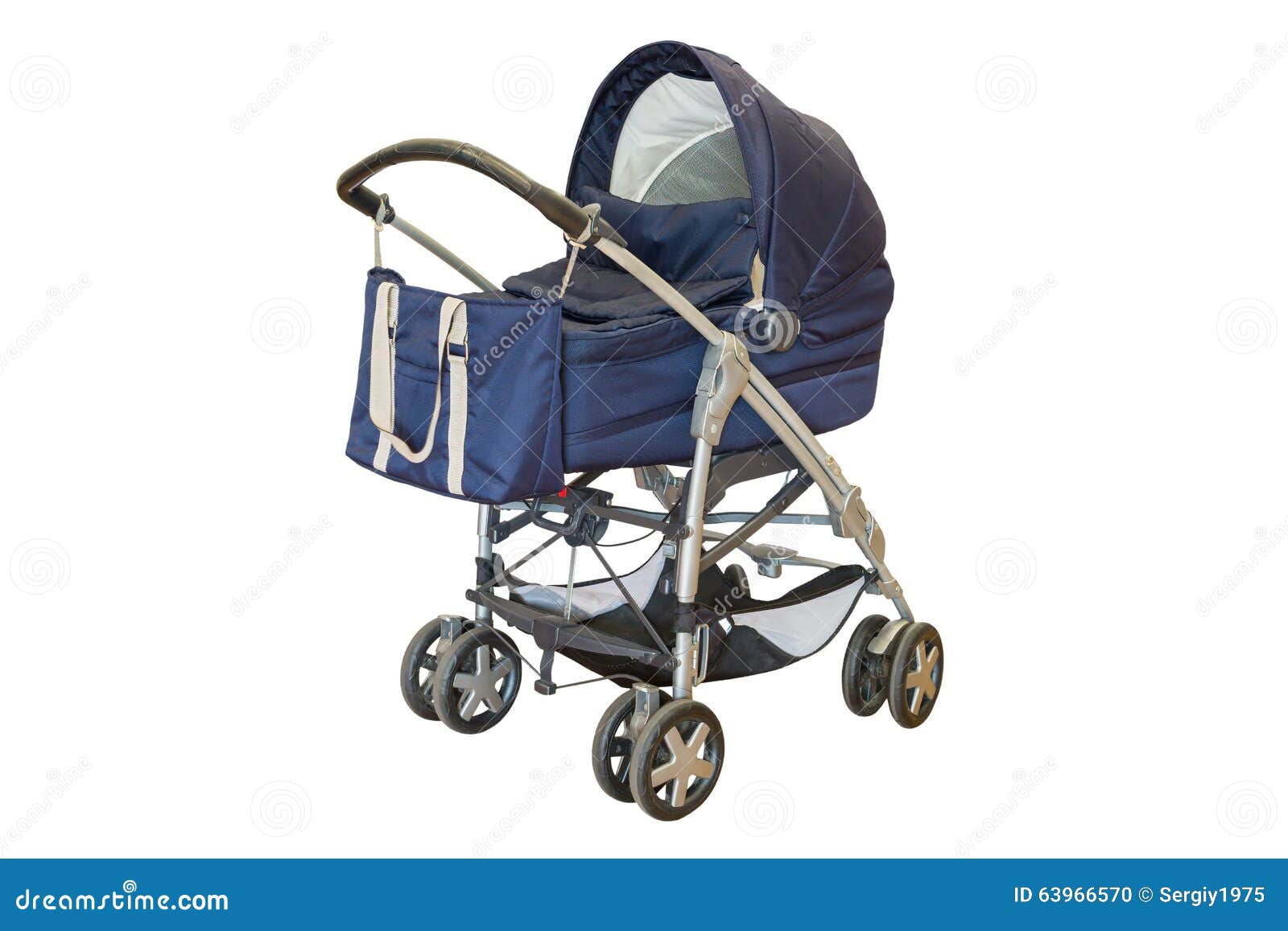 Baby carriage stock photo. Image of blue, prams, pram - 63966570