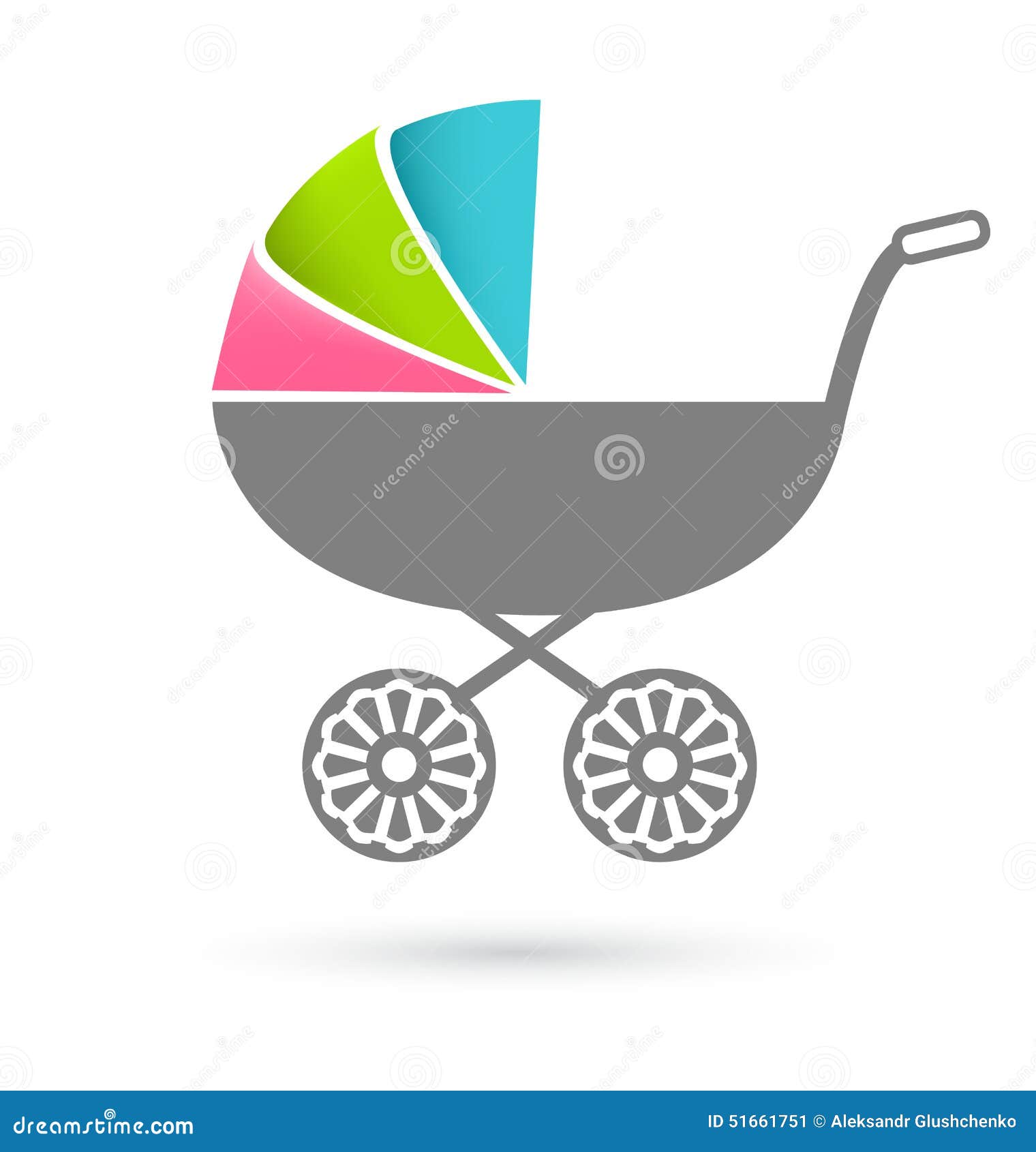 Pram Icon Vector Illustration | CartoonDealer.com #90295584