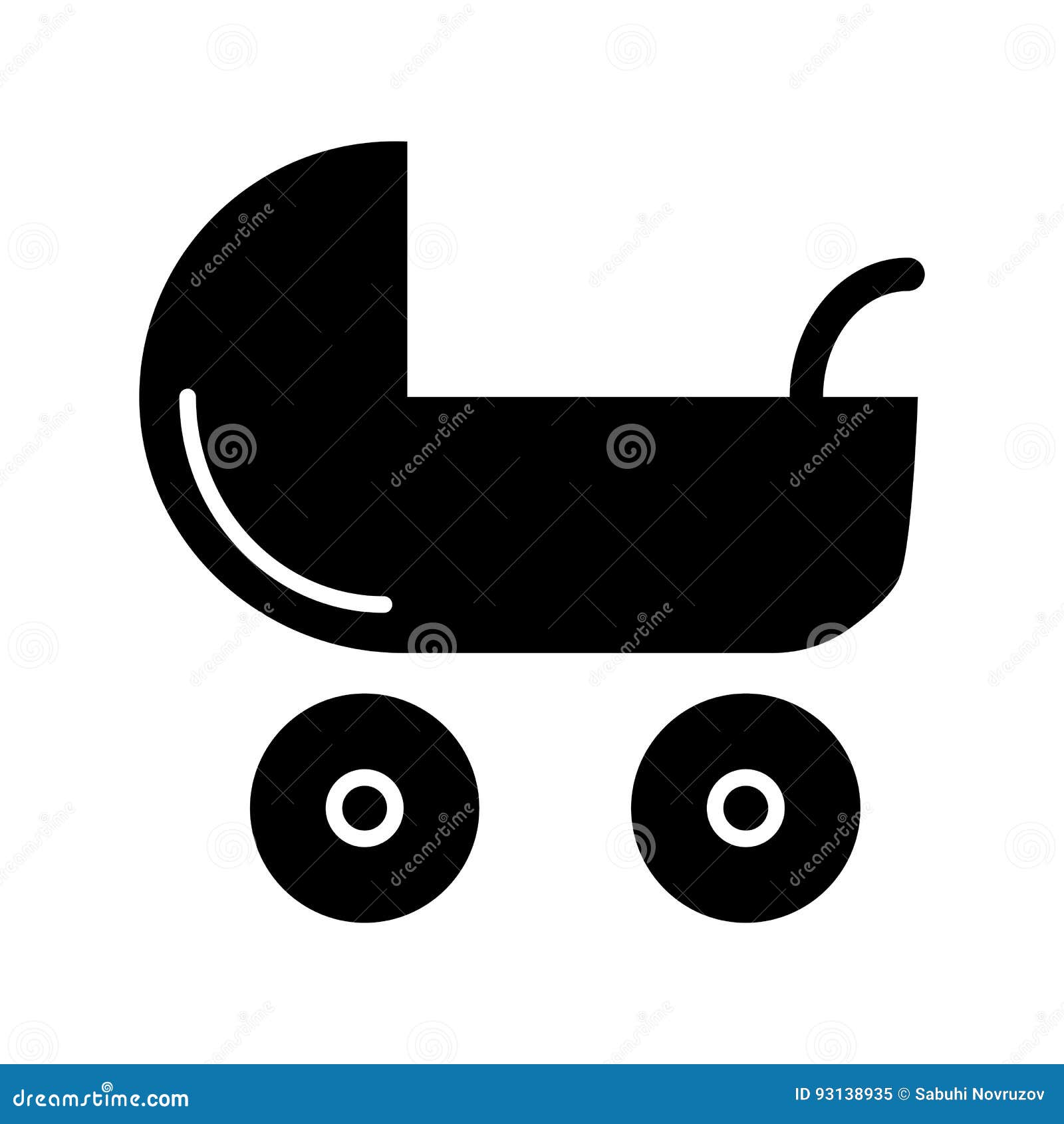 Pram Illustration, Drawing, Engraving, Ink, Line Art, Vector ...