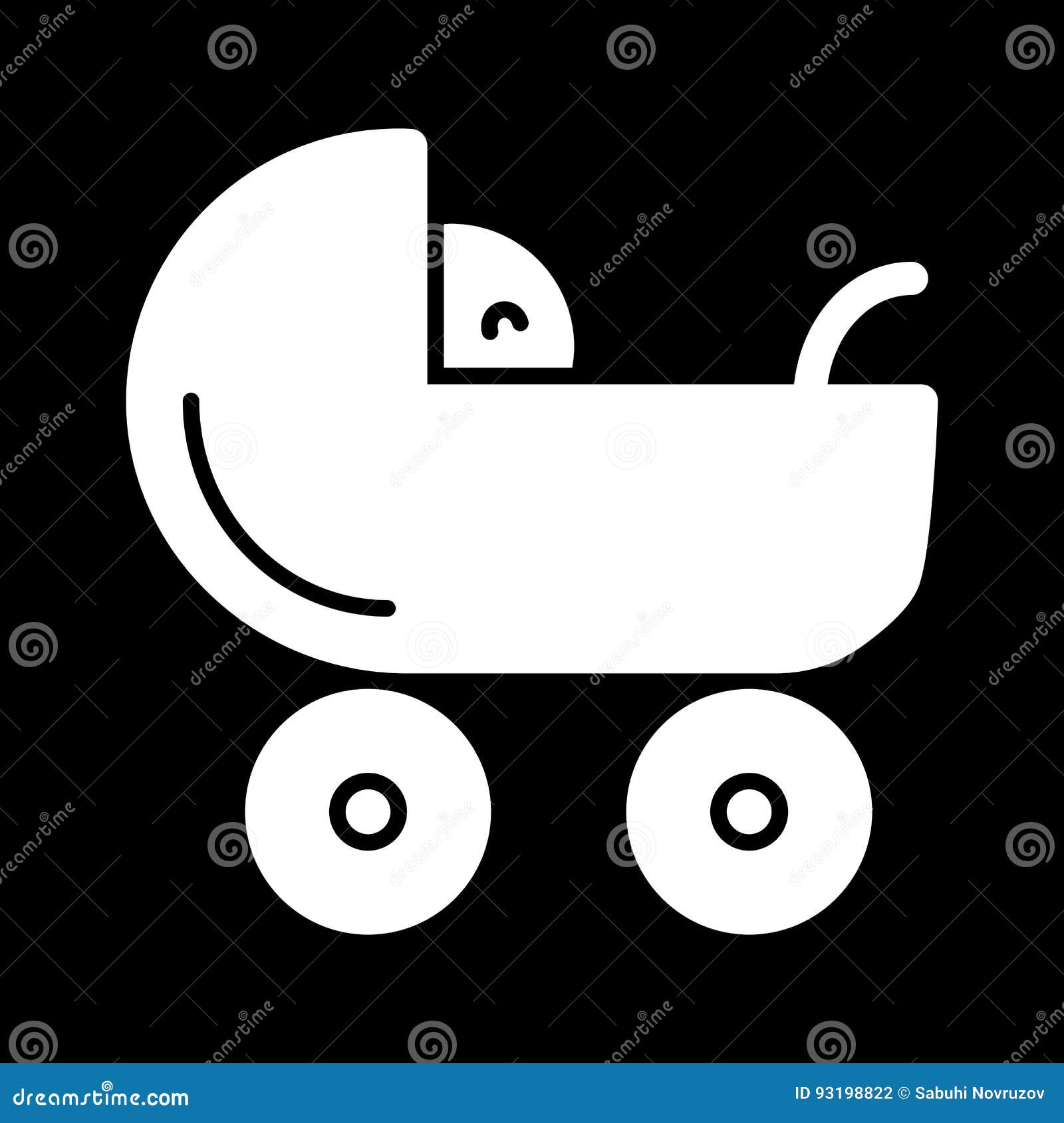 Pram Illustration, Drawing, Engraving, Ink, Line Art, Vector ...