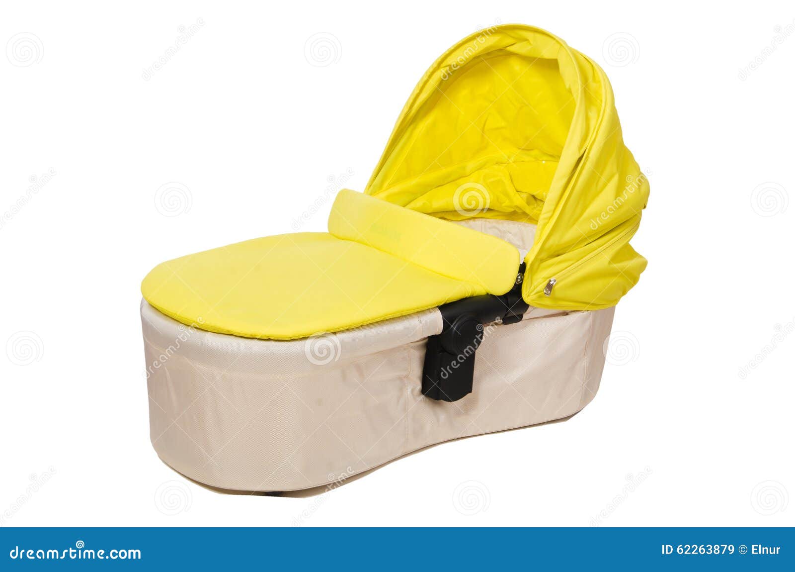 The Baby Carrycot Isolated on White Stock Image - Image of care, mother ...