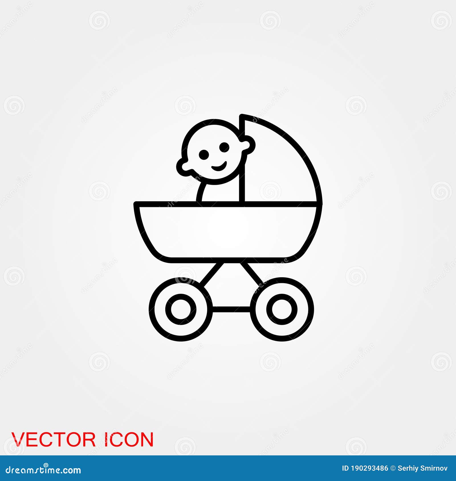 Baby Changing Diapers Flat Icon Sign. Vector Stock Illustration ...
