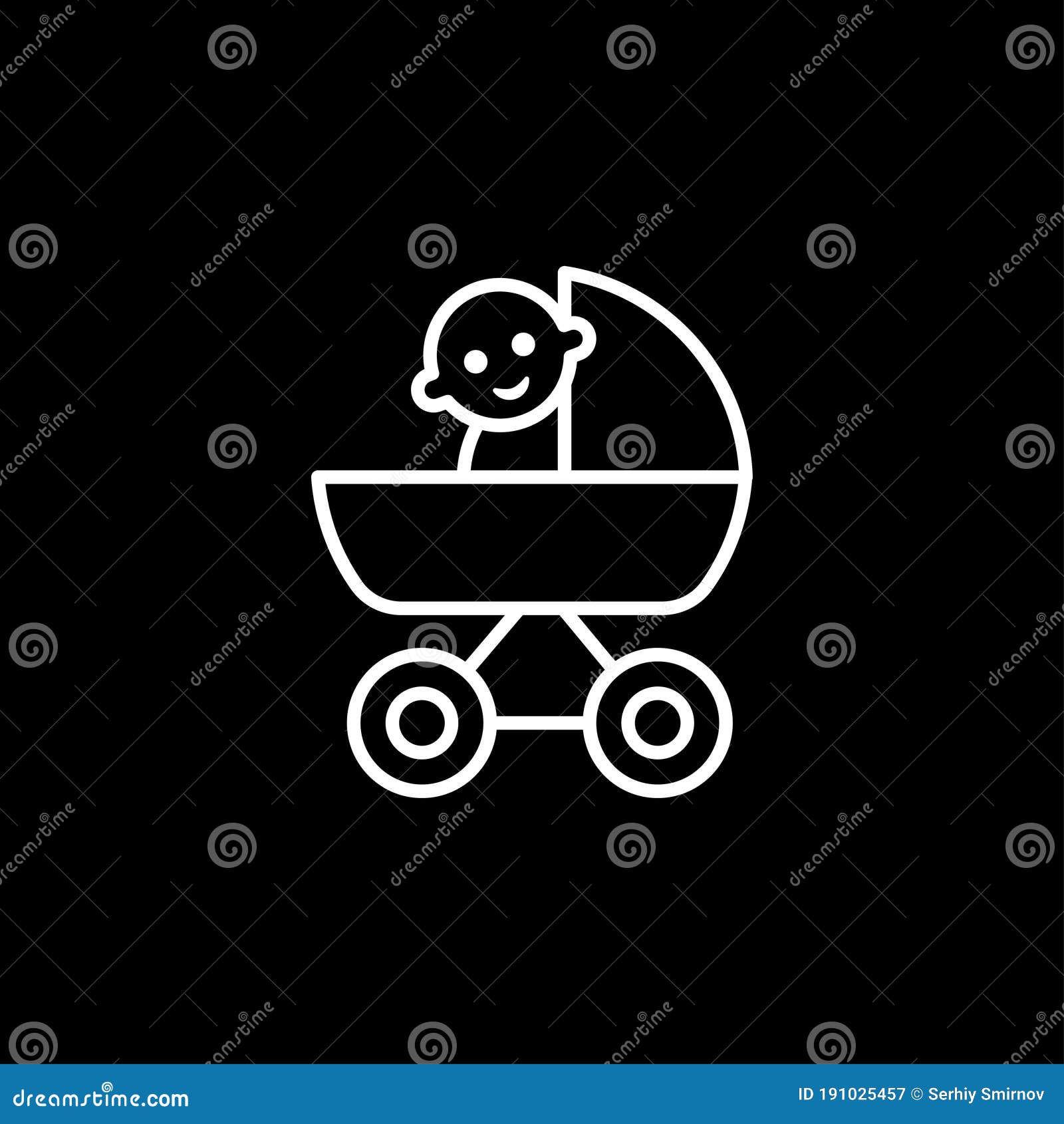 Baby Changing Diapers Flat Icon Sign. Vector Stock Illustration ...
