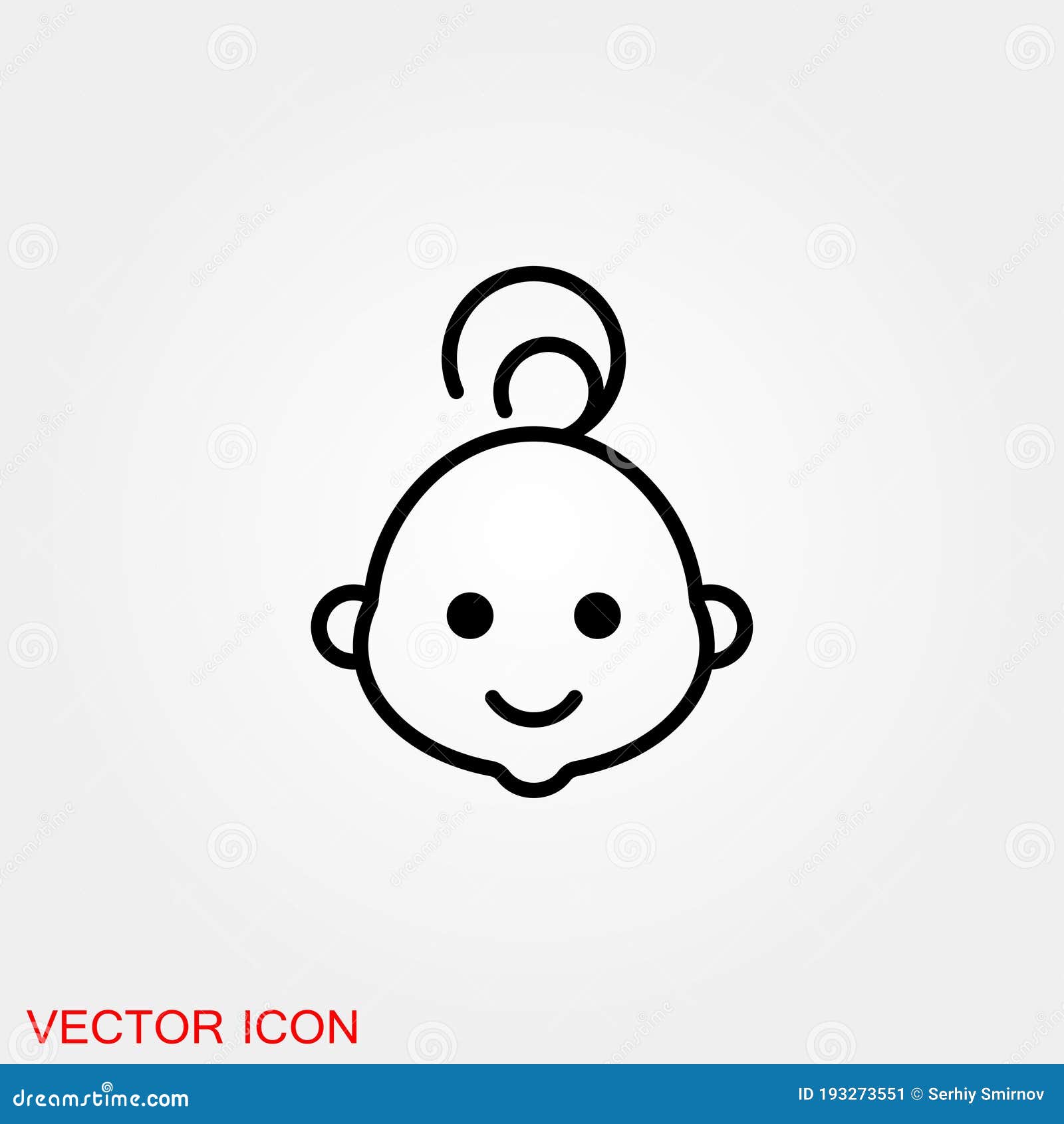 Baby Changing Diapers Flat Icon Sign. Vector Stock Illustration ...