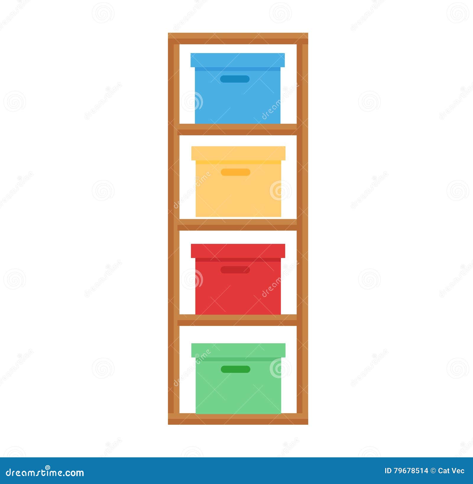 Baby Changing Table Vector Illustration. Stock Vector - Illustration of ...