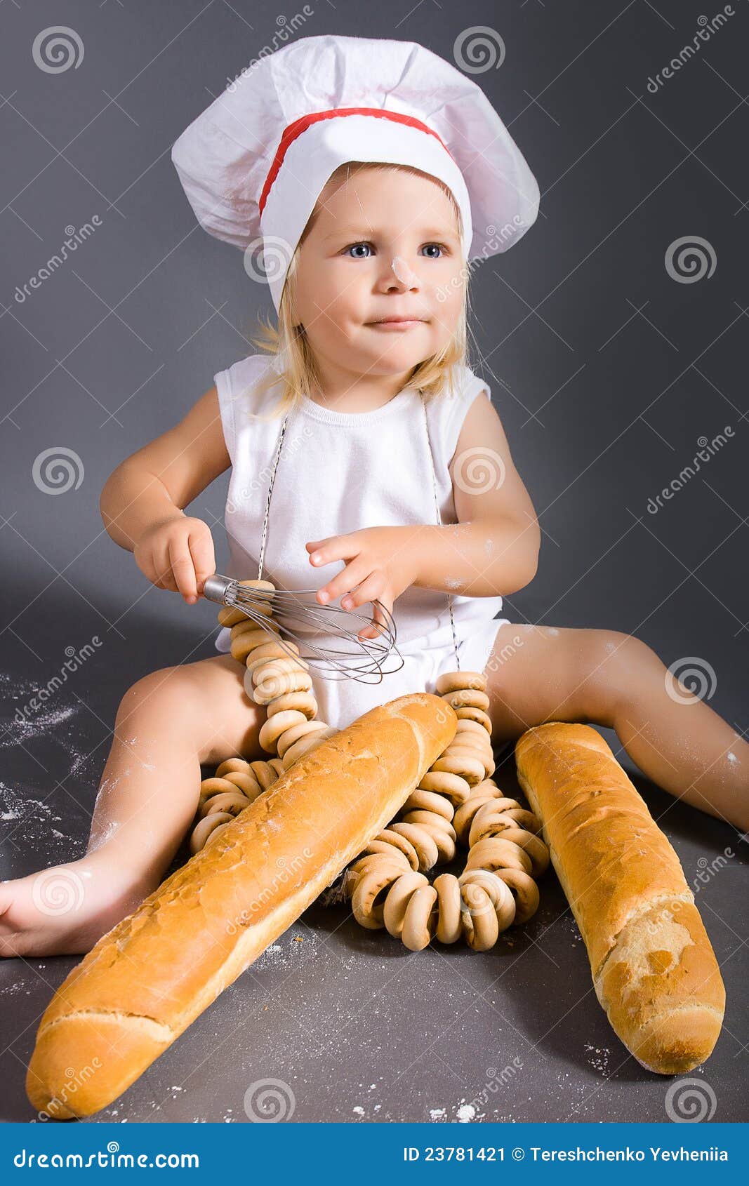Baby chef stock image. Image of bowl, cook, learning - 23781421