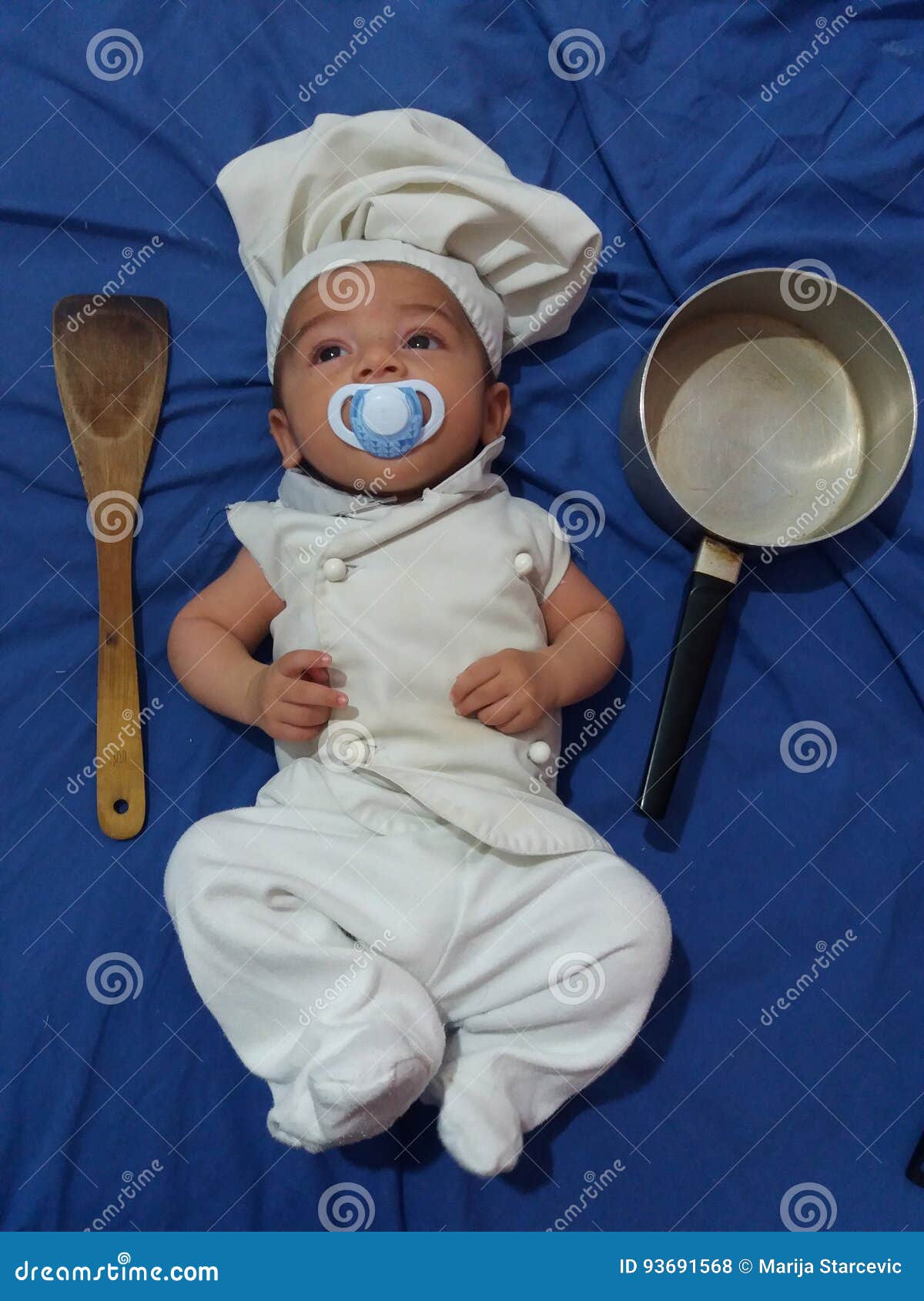 Baby chef stock photo. Image of mother, care, breast - 93691568