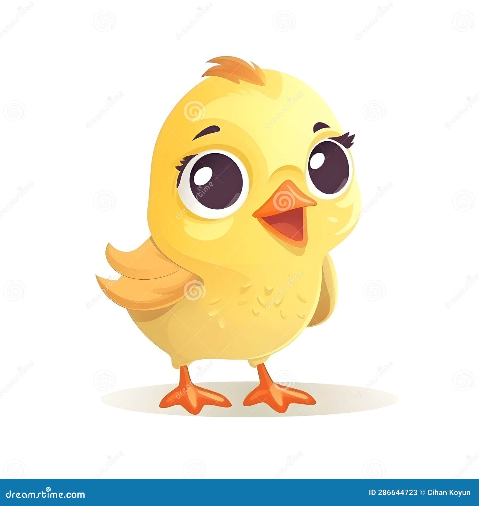 Baby chick vector stock illustration. Illustration of childhood - 286644723