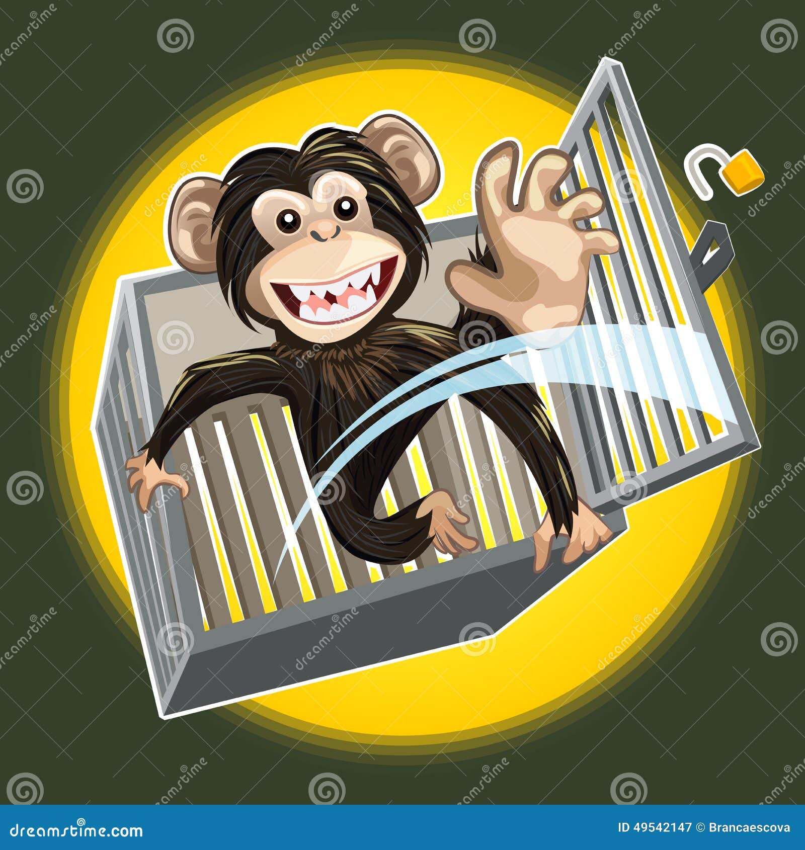 Breaking Cage Stock Image | CartoonDealer.com #31960687